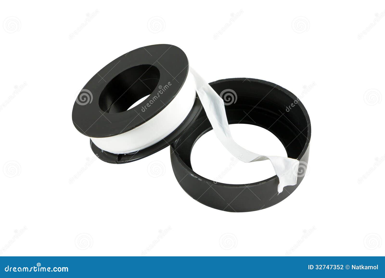 Teflon Tape stock photo. Image of black, pipe, leakage - 32747352