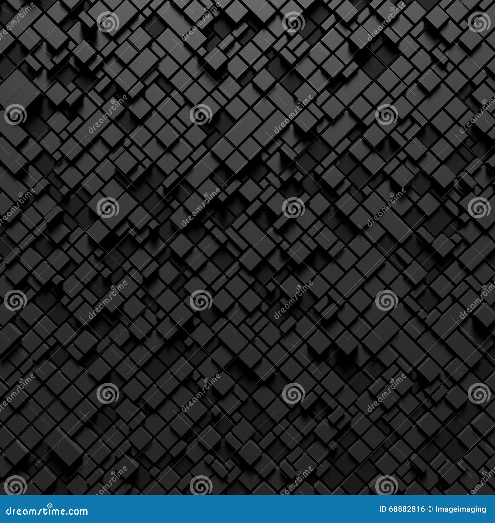 Teh Dark Cube Pattern Background Stock Illustration - Illustration of ...