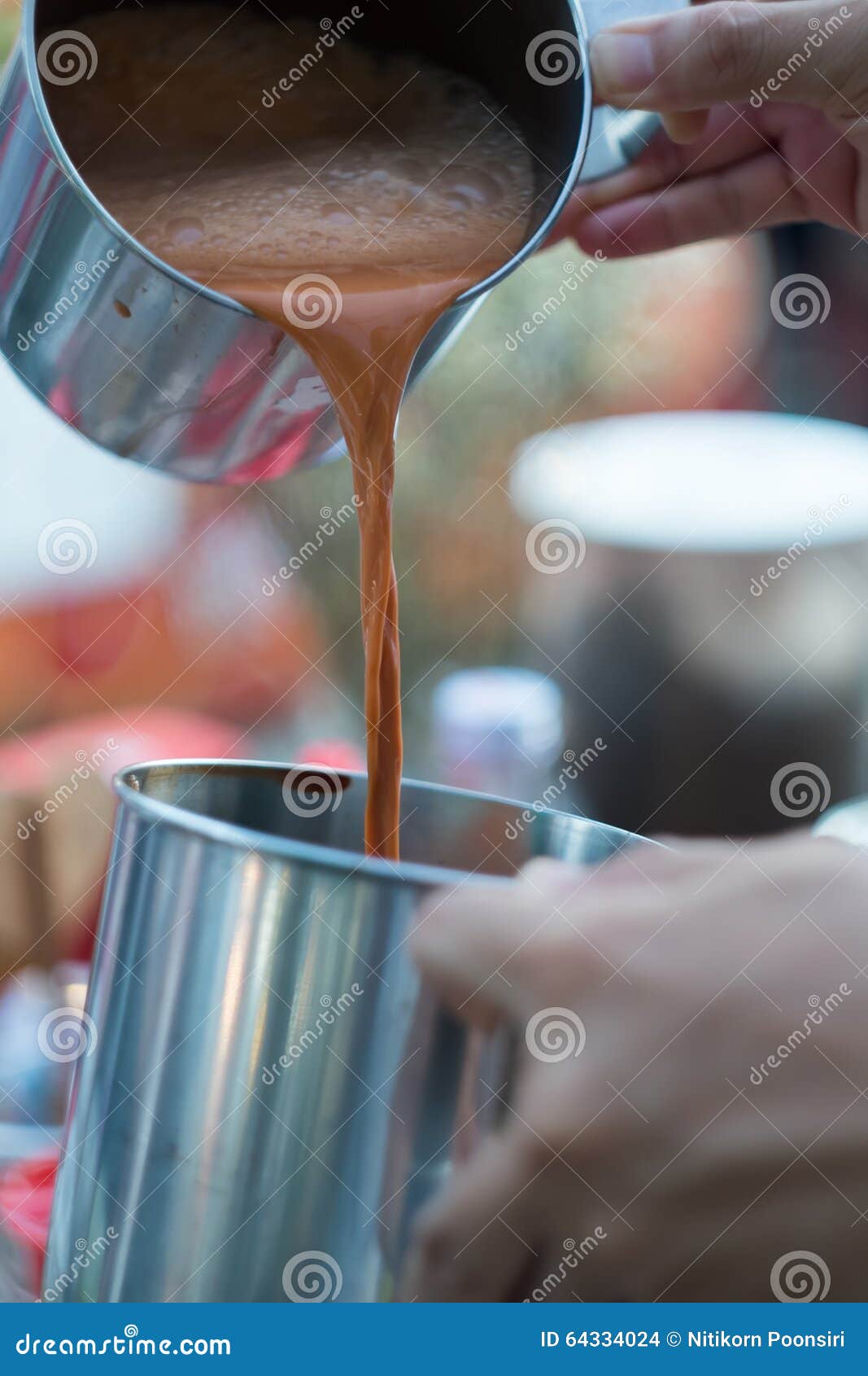 Teh Tarik stock photo. Image of asian, afternoon, beverage - 64334024
