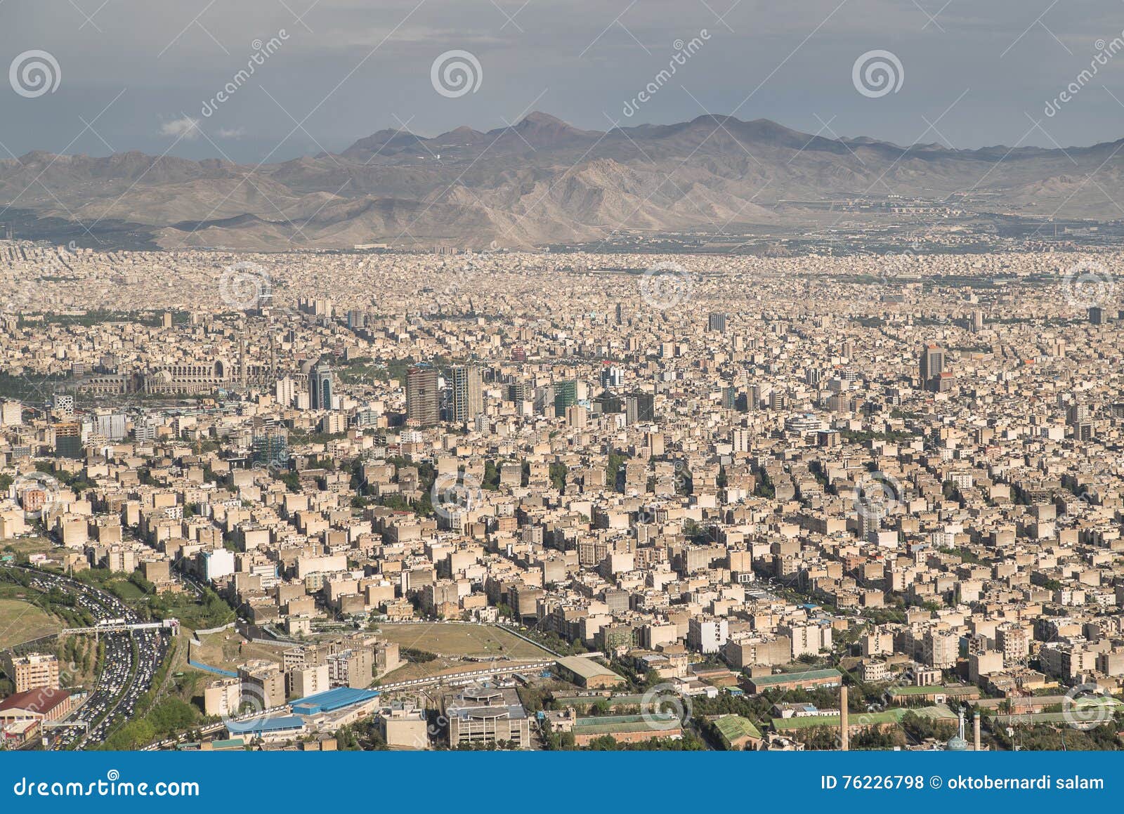 Tehran, Iran stock photo. Image of view, tehran, mountain - 76226798