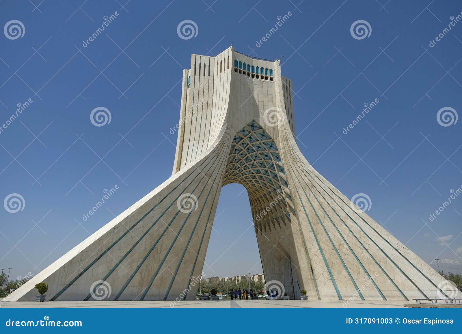 The Azadi Tower (Shahyad Tower) Royalty-Free Stock Image ...