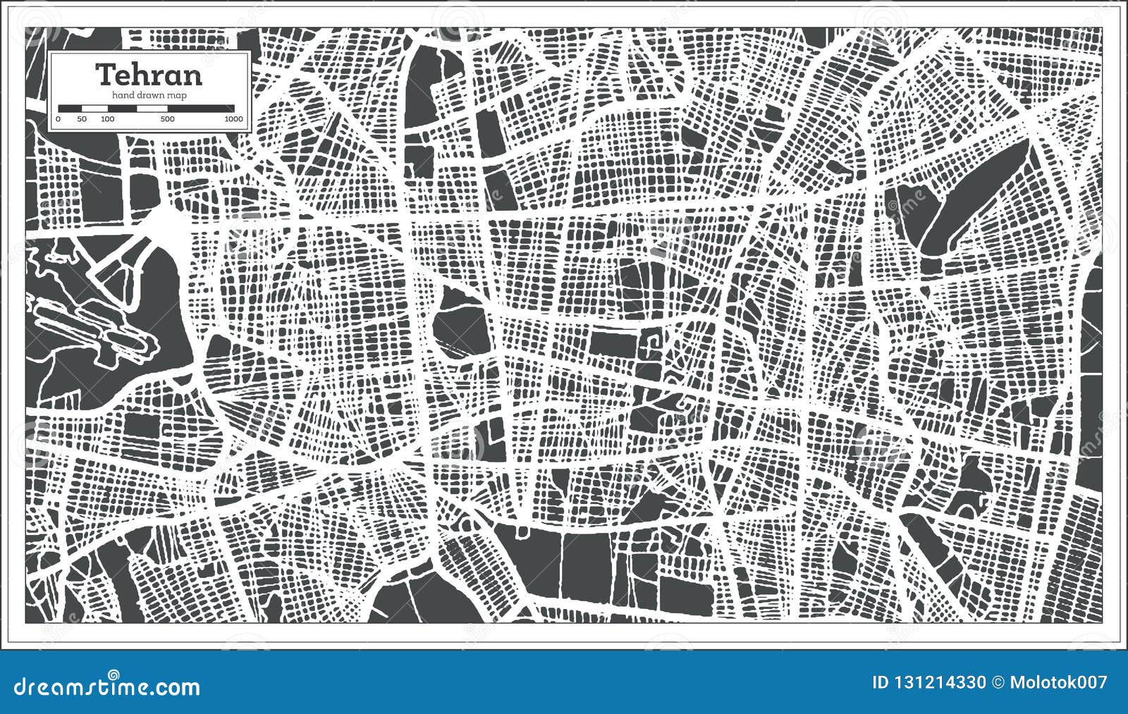 Tehran Iran City Map in Retro Style. Outline Map Stock Vector ... Tehran Iran City Map in Retro Style. Outline Map Stock Vector ...