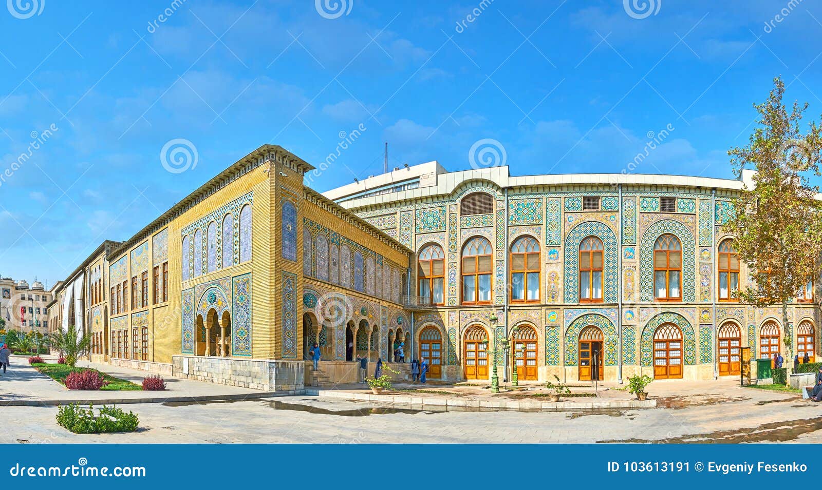 Panorama of Golestan Edifices, Tehran Editorial Photo - Image of ...