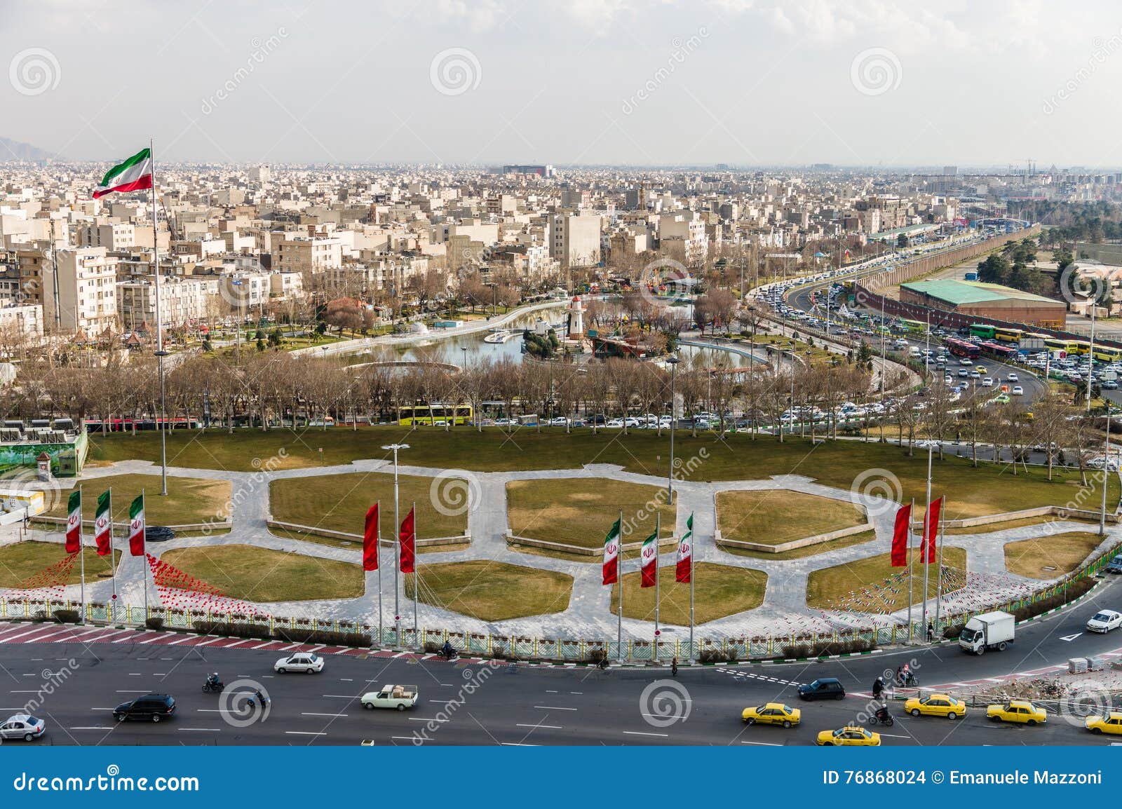 Tehran skyline of the city stock photo. Image of tower - 76868024