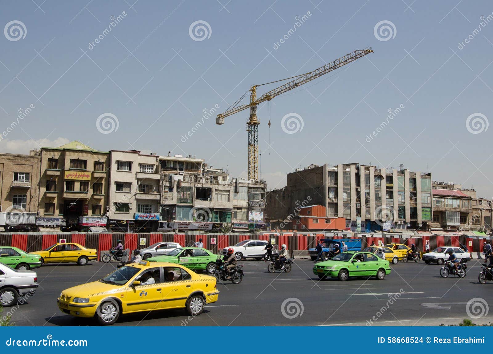 Tehran streets editorial stock image. Image of tehran - 58668524
