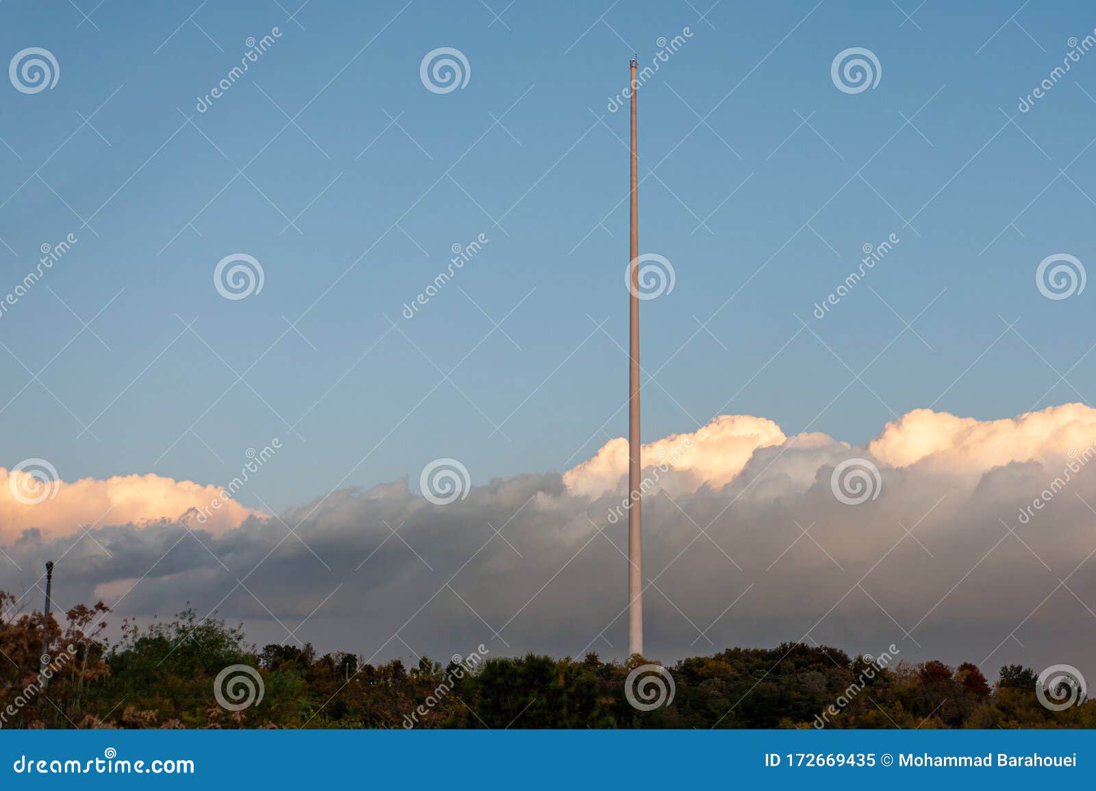 A tall object in tehran editorial image. Image of office - 172669435