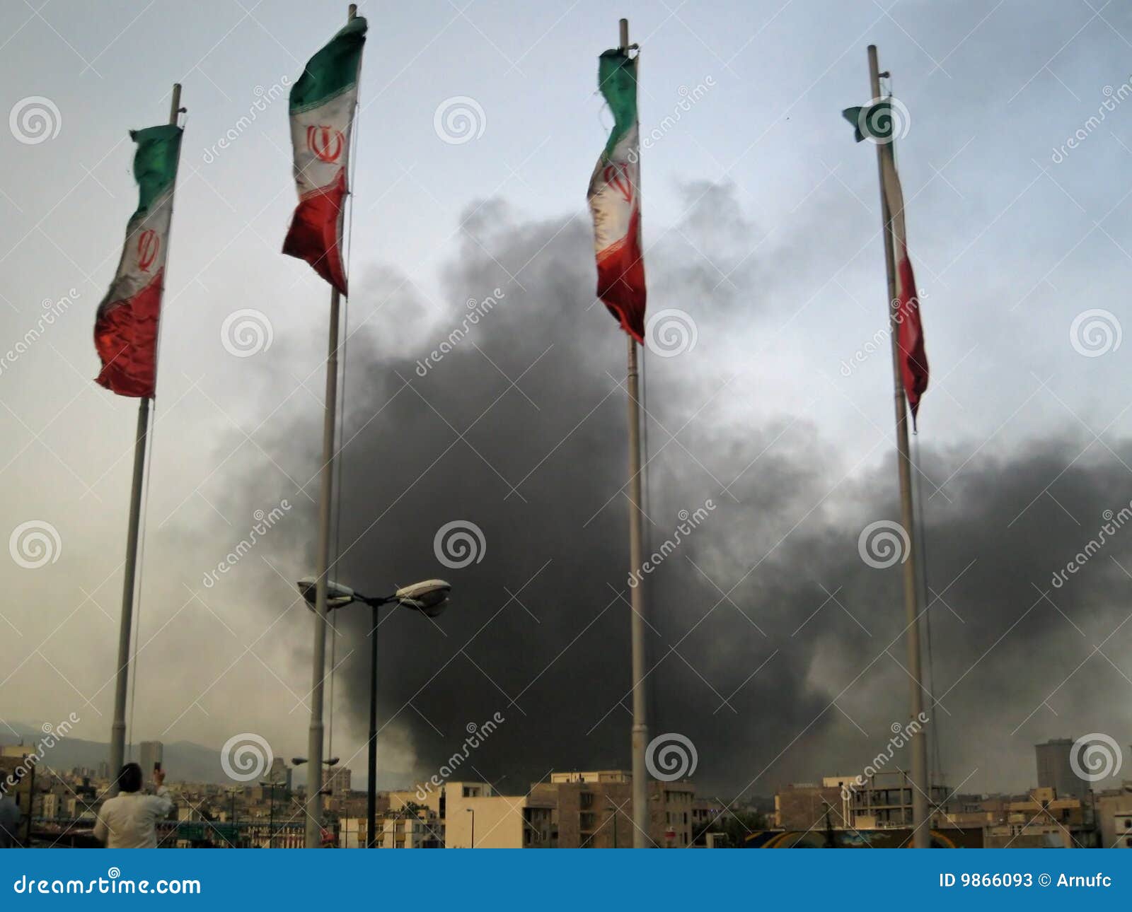 Tehran Turmoil editorial stock photo. Image of presidential - 9866093