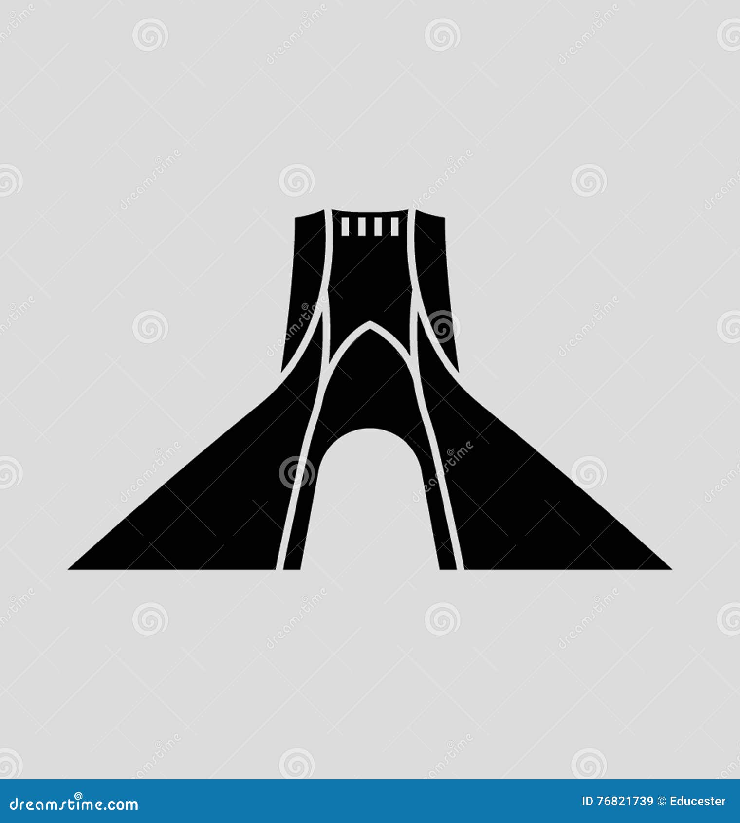 Azadi Tower Vector
