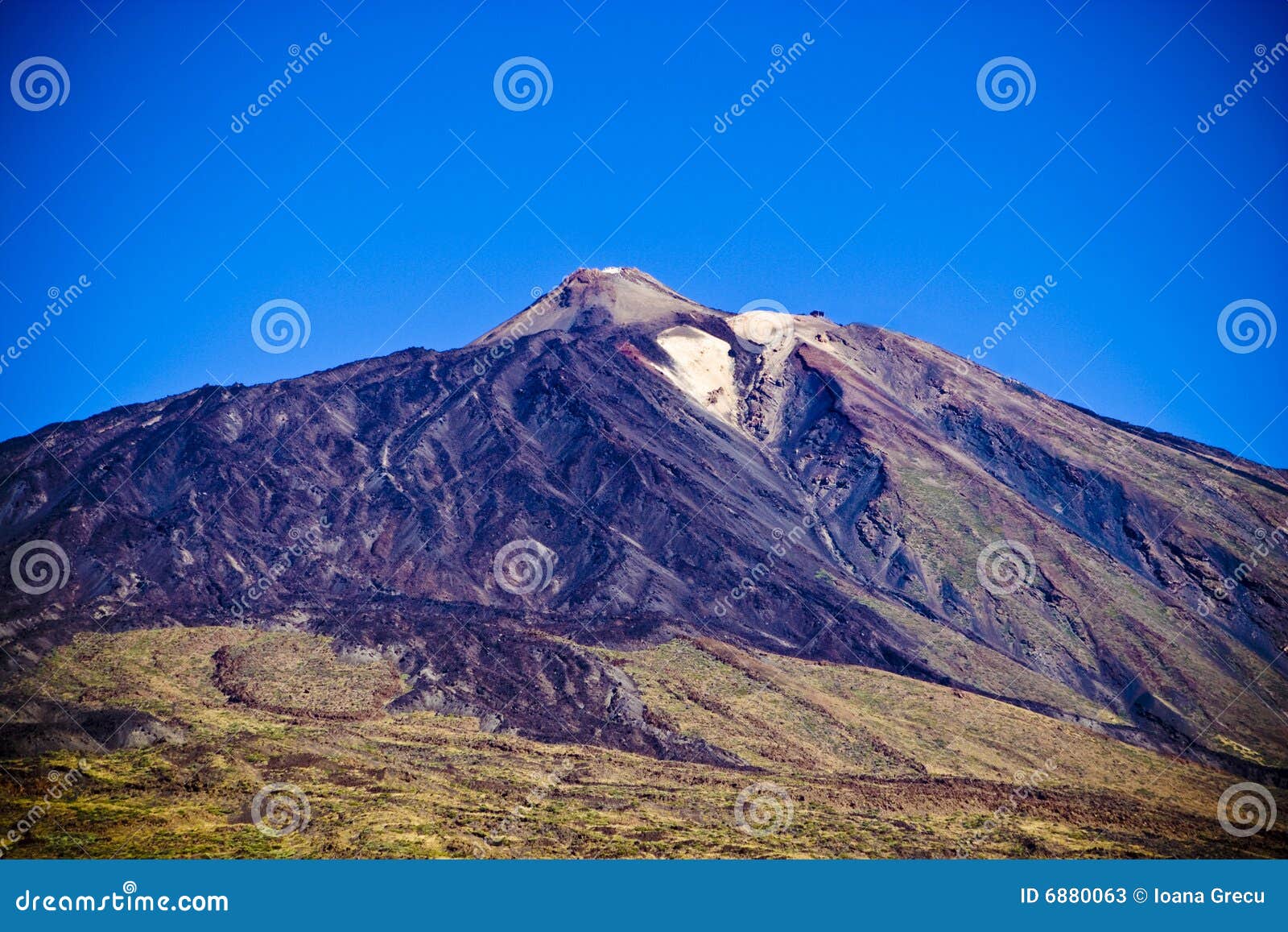 Teide mountain stock image. Image of volcanic, caldera - 6880063