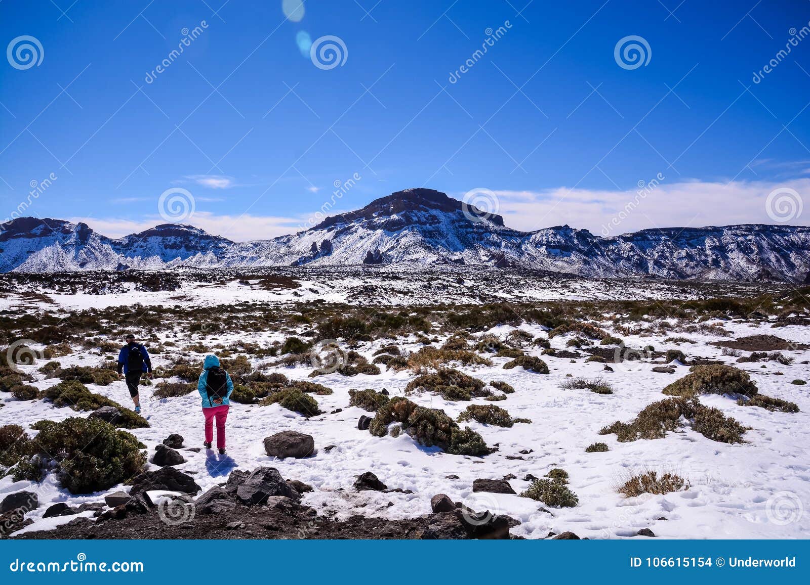 Teide nevado del montaje imagen de archivo editorial. Imagen de ...
