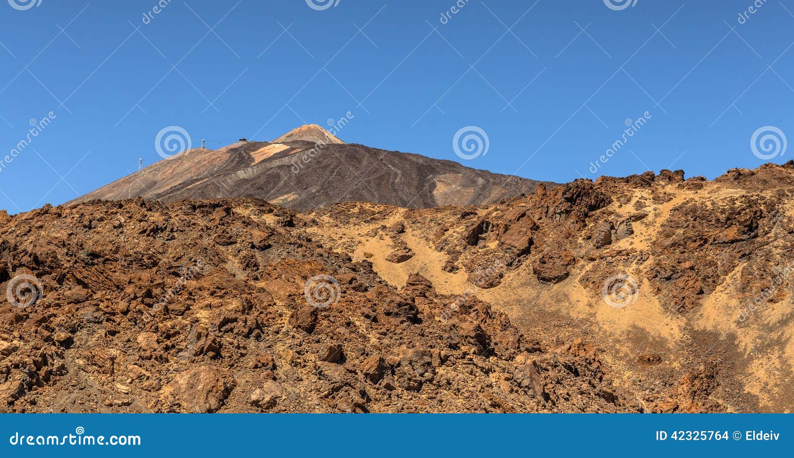 Teide Rocks stock photo. Image of volcano, erosion, islands - 42325764