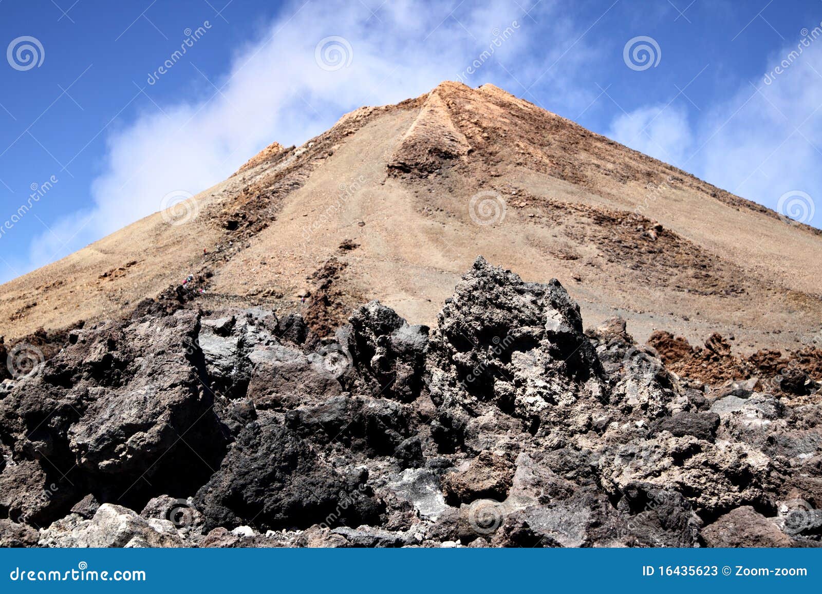 Teide volcano stock image. Image of national, clinker - 16435623