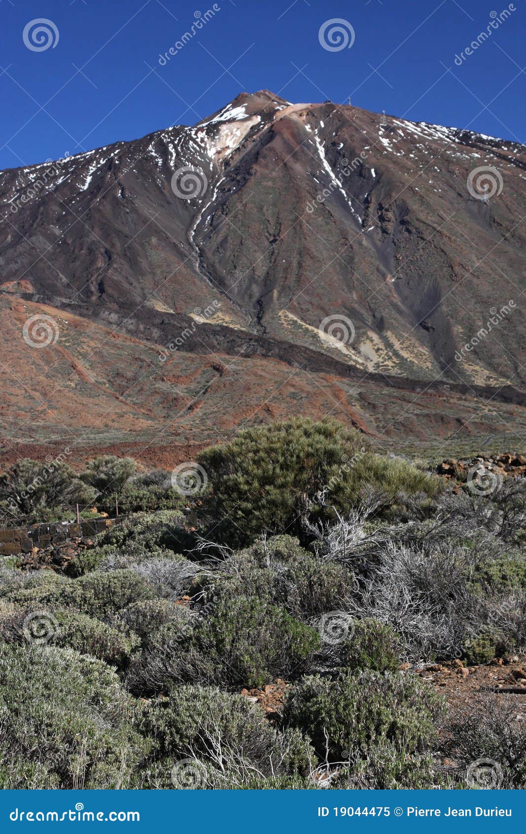 Teide volcano summit stock image. Image of canadas, slope - 19044475