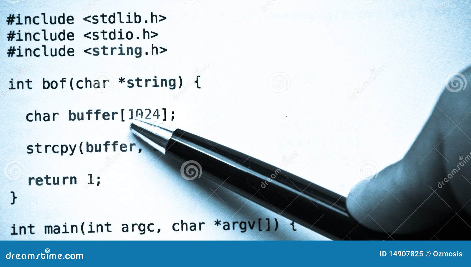 Teinte De Programmation De Bleu De Langage De Code Image stock - Image ...