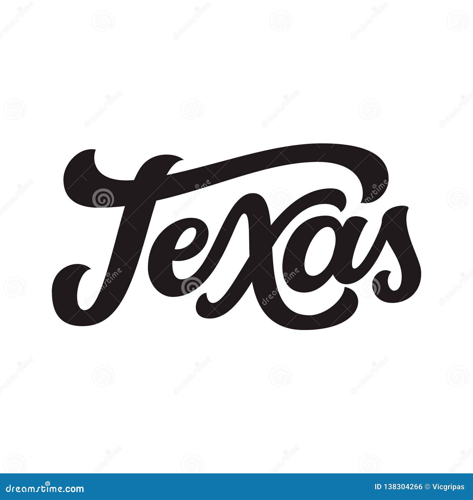 Tejas Mano Dibujada Poniendo Letras Al Texto Ilustración del Vector ...