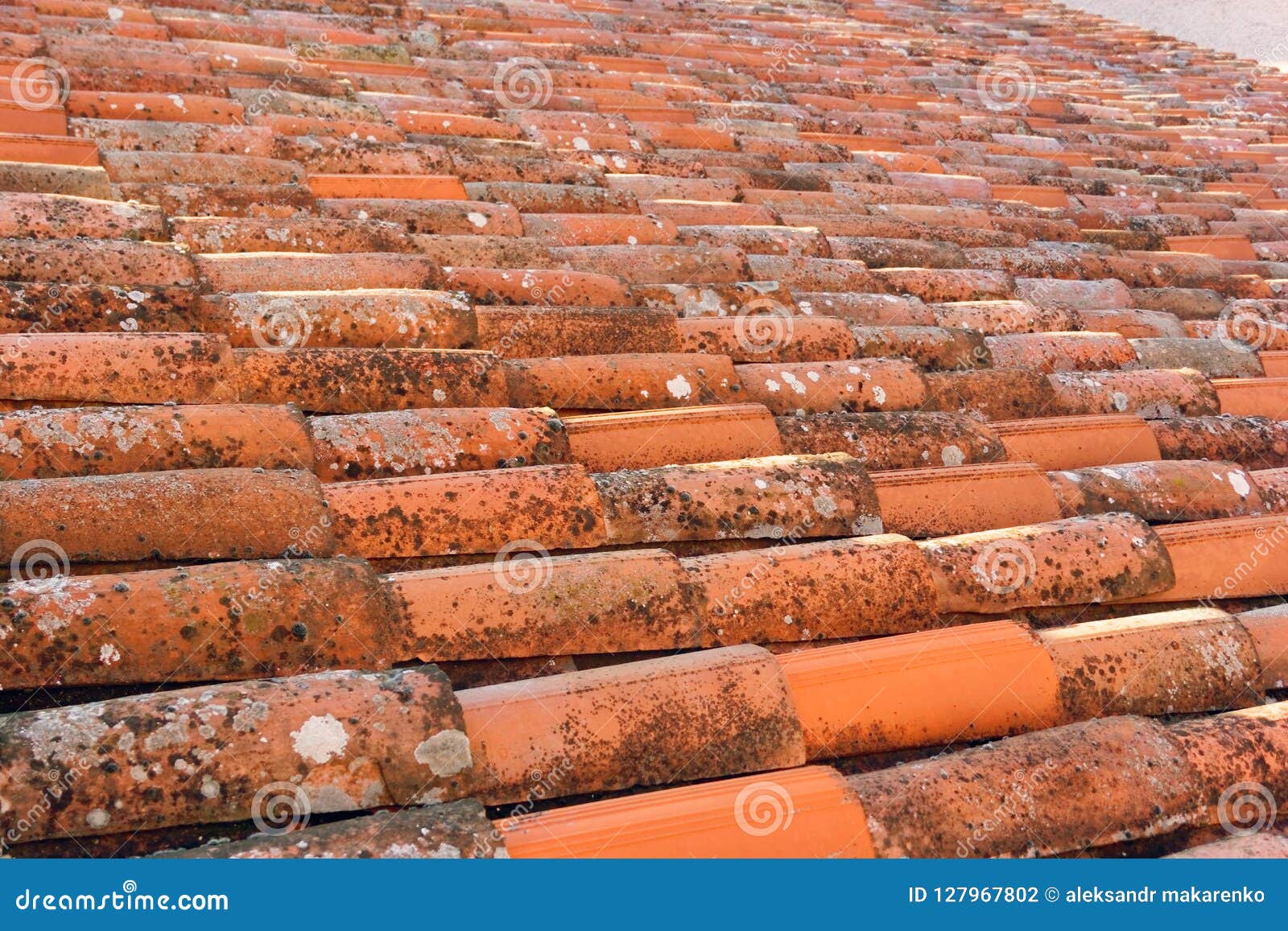 Tejas Rojas En El Tejado De La Casa Foto de archivo - Imagen de estilo ...