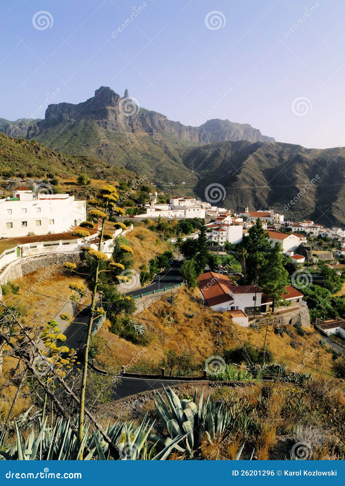 Tejeda foto de archivo. Imagen de alrededores, camino - 26201296