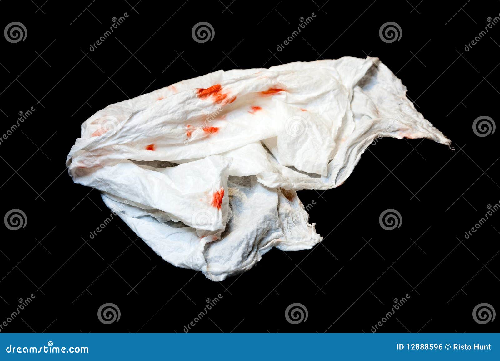 Tejido sangriento foto de archivo. Imagen de crimen, trapo - 12888596