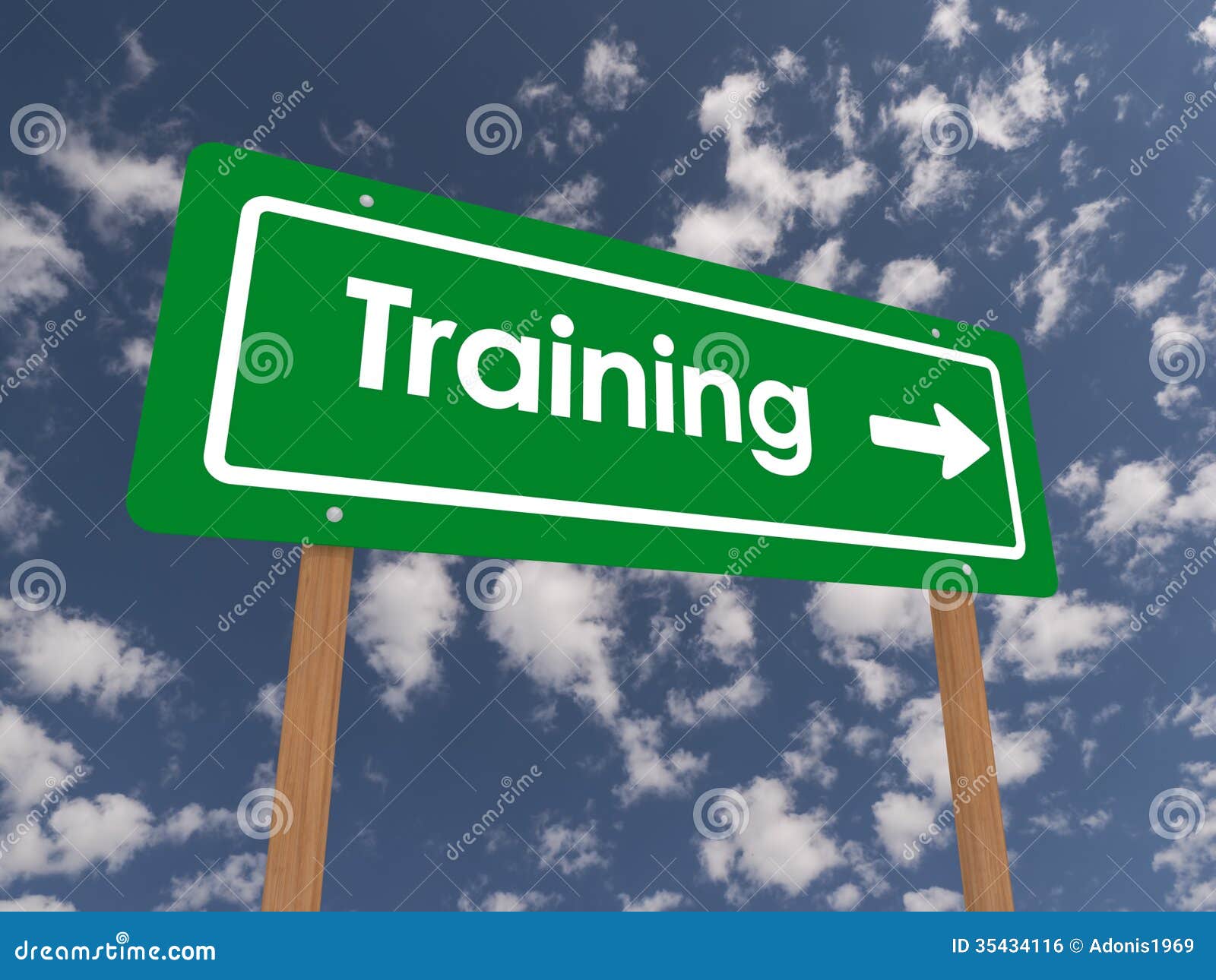 Teken met tekst Opleiding stock foto. Image of teken - 35434116