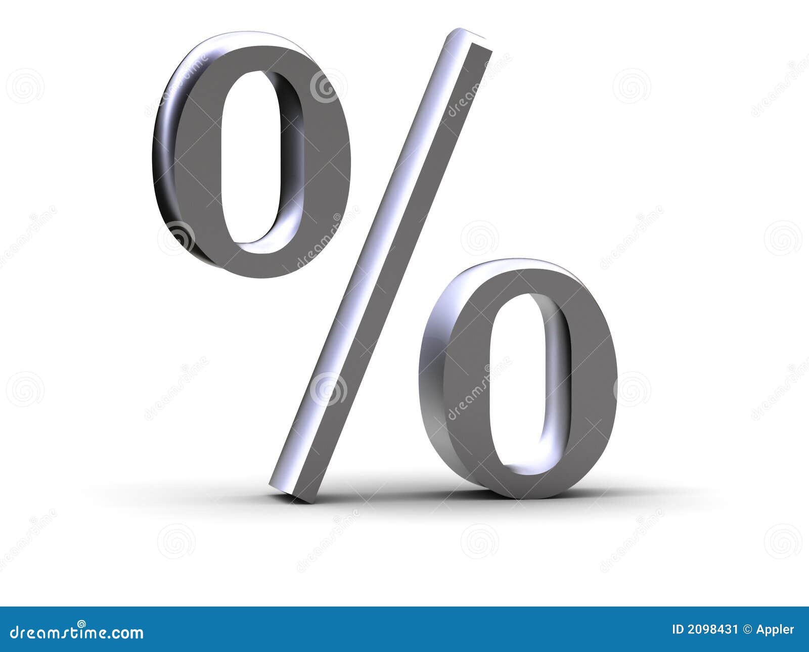 Teken op percenten stock illustratie. Illustration of percentage - 2098431