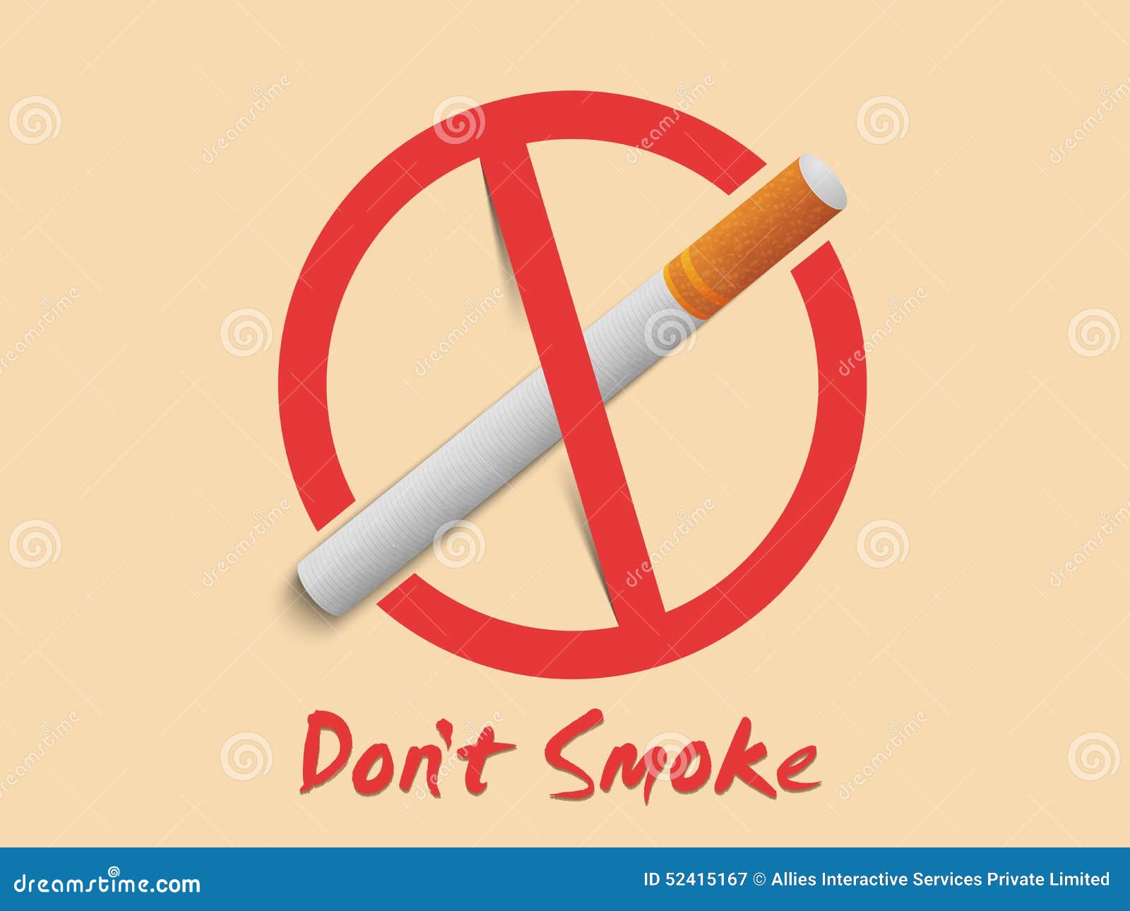Teken of Symbool Tegen Het Roken Voor Nr - Het Roken Dag Stock ...