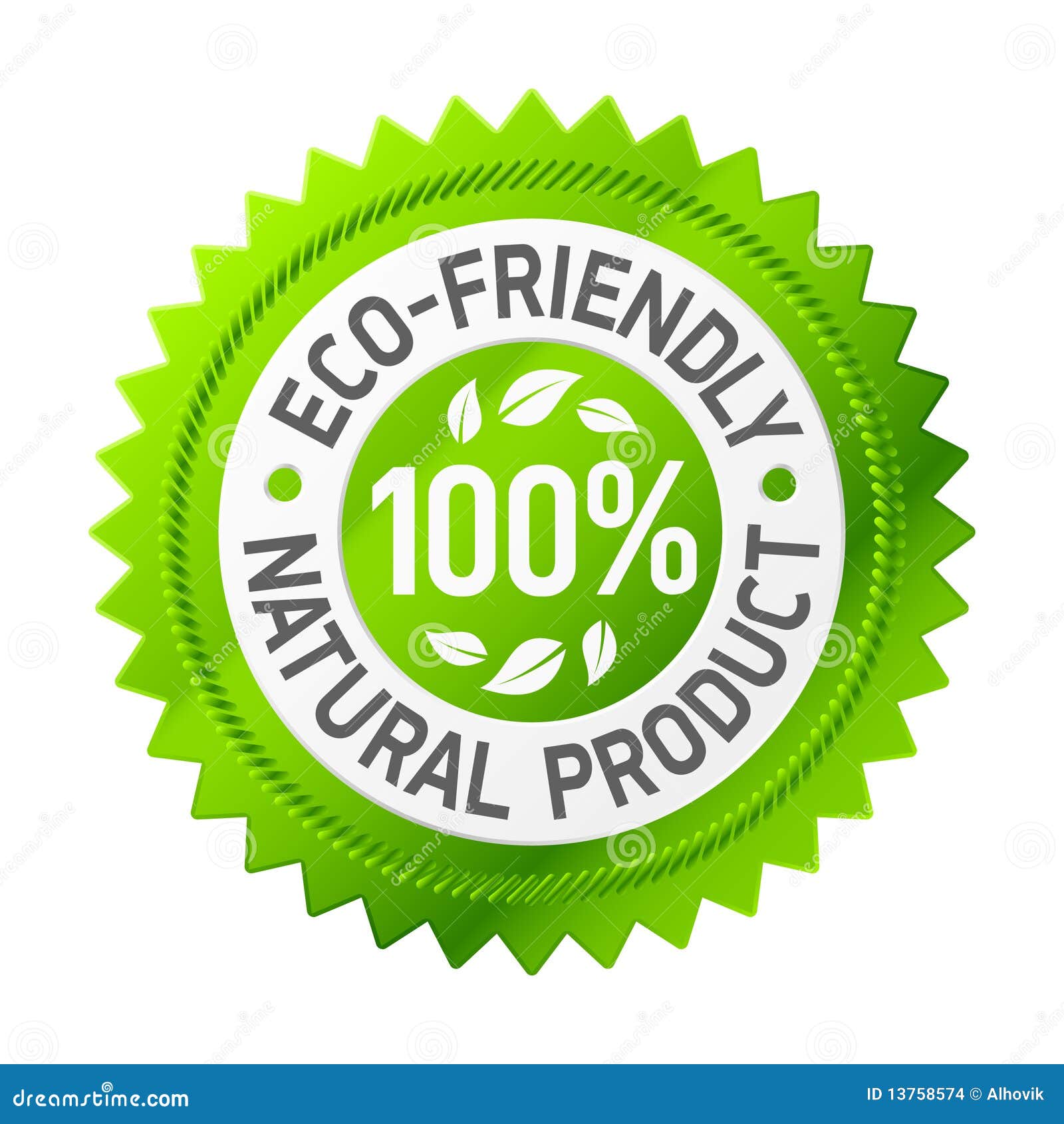 Teken Van Milieuvriendelijk Product. Vector. Vector Illustratie ...