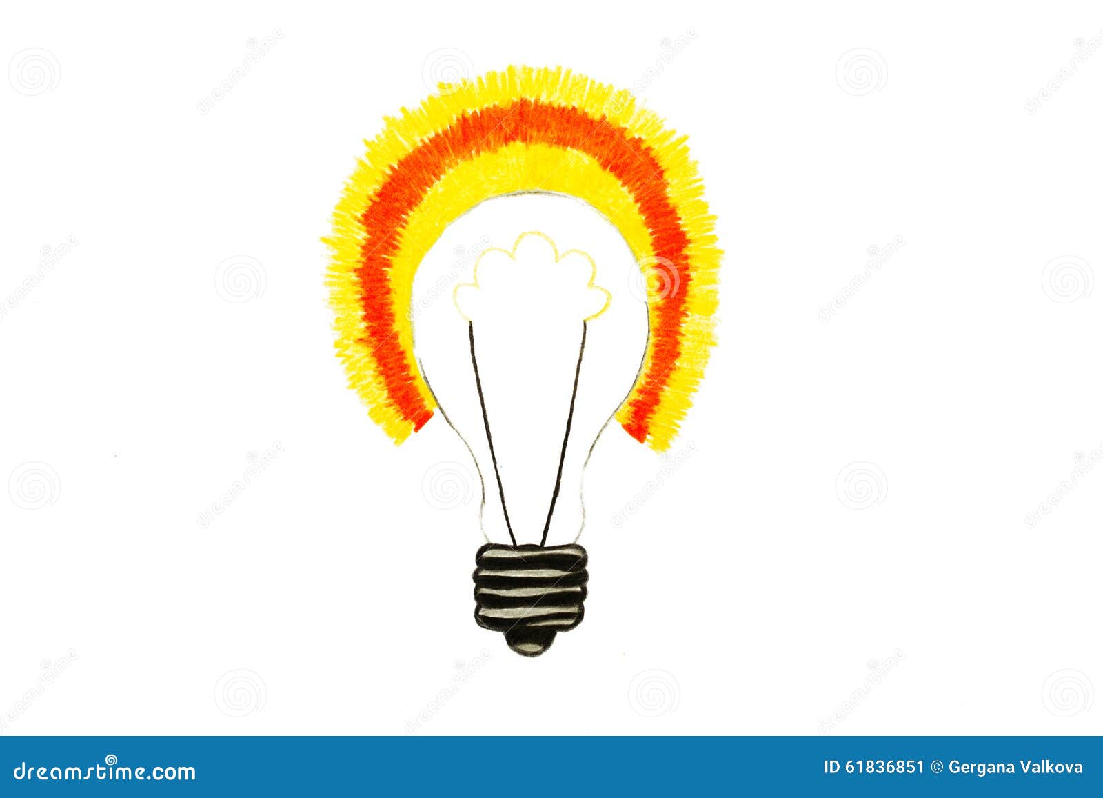 Tekening Van Bol, Conceptie Van Goed Idee Stock Illustratie ...