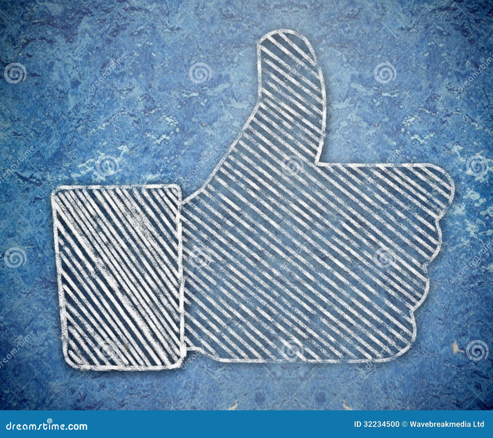 Tekening Van De Duim Omhoog Redactionele Afbeelding - Image of ...