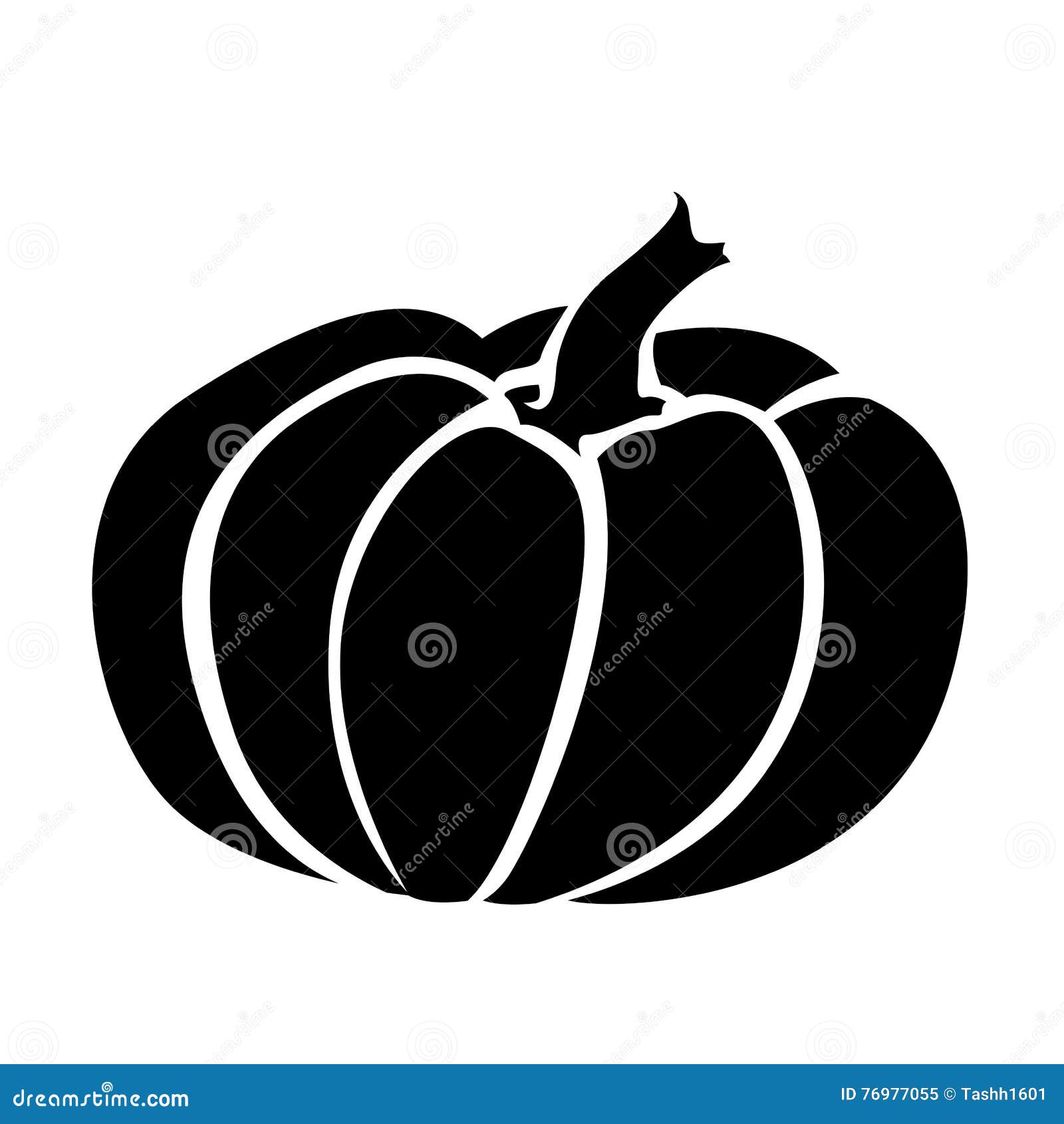 Tekening van een pompoen vector illustratie. Illustration of naughty ...