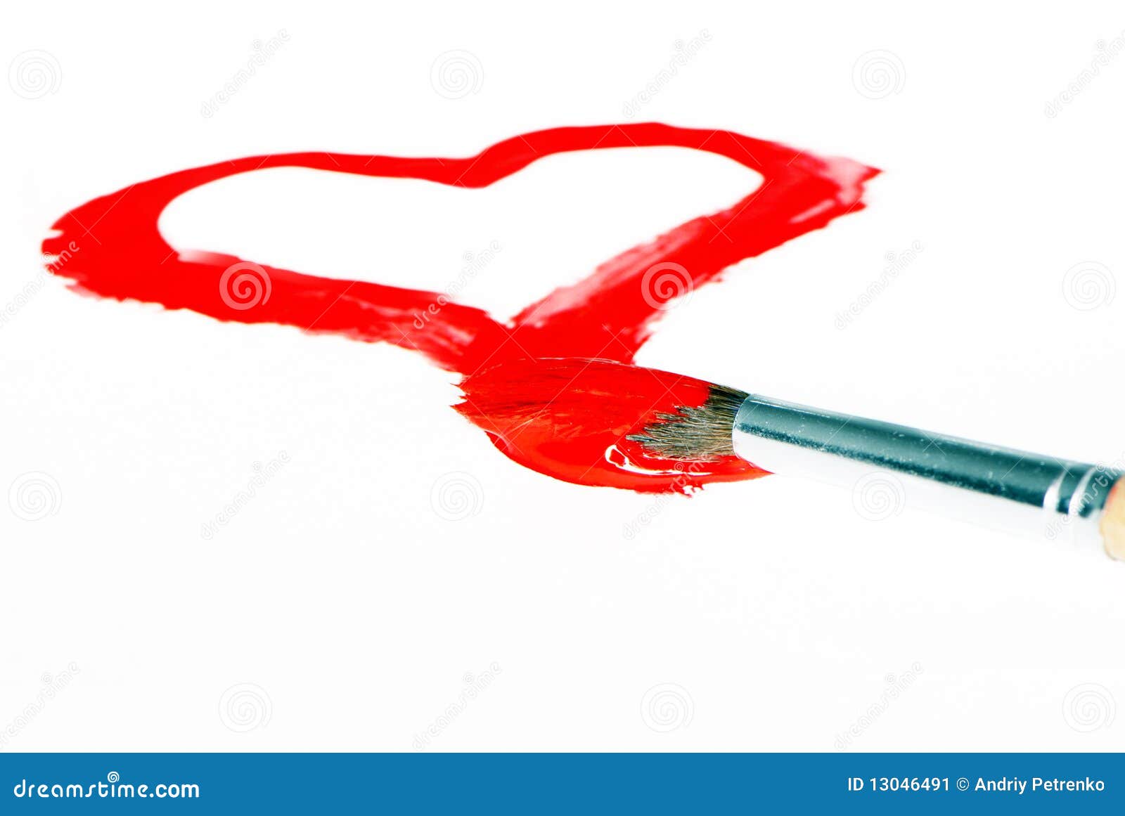 Tekening Van Hart Van Valentijnskaart Stock Afbeelding - Image of ...