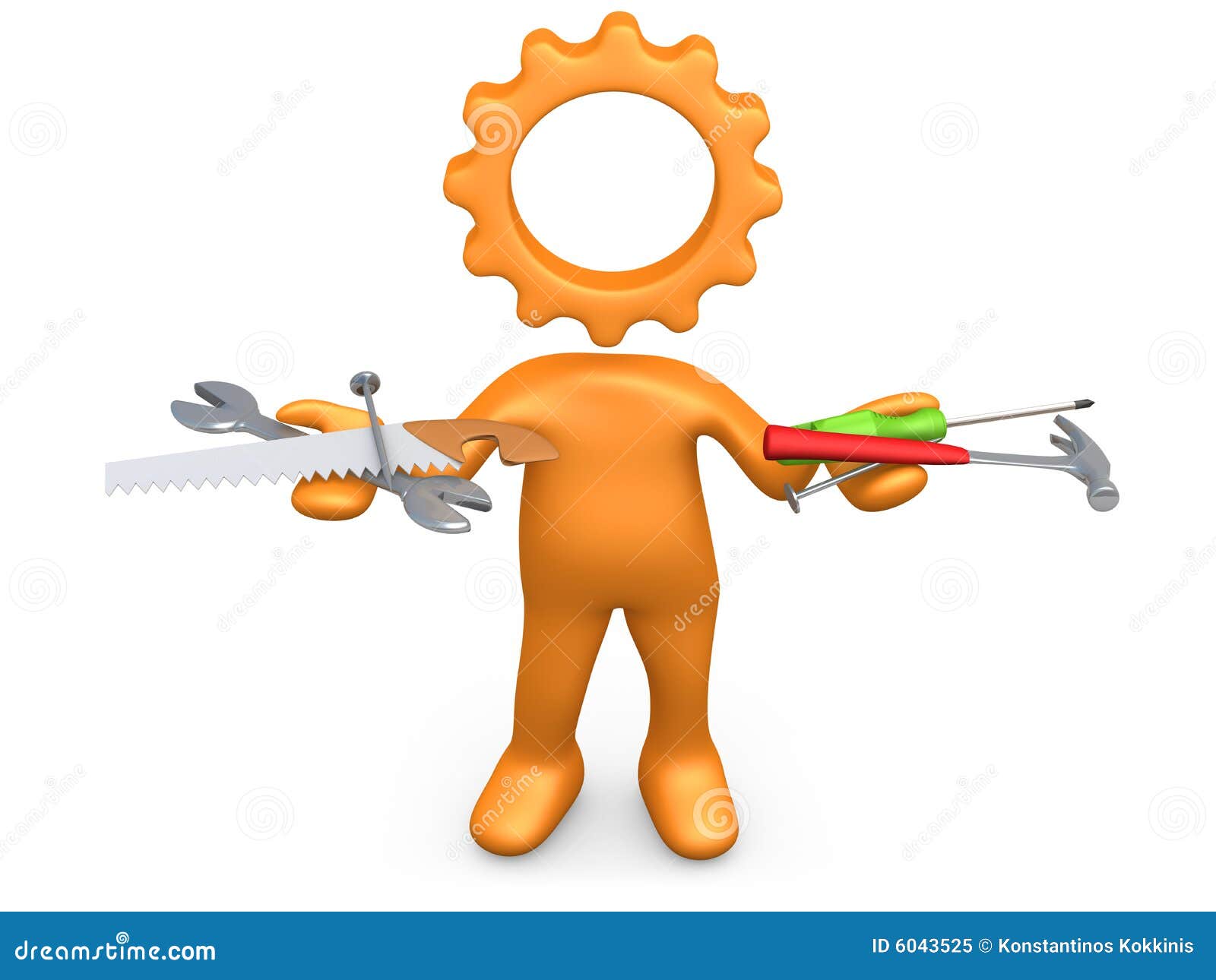 Tekniker stock illustrationer. Illustration av skruvmejsel - 6043525