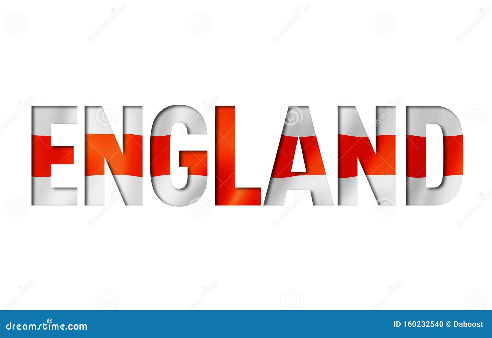 Tekstlettertype Engelse Vlag Stock Illustratie - Illustration of ...