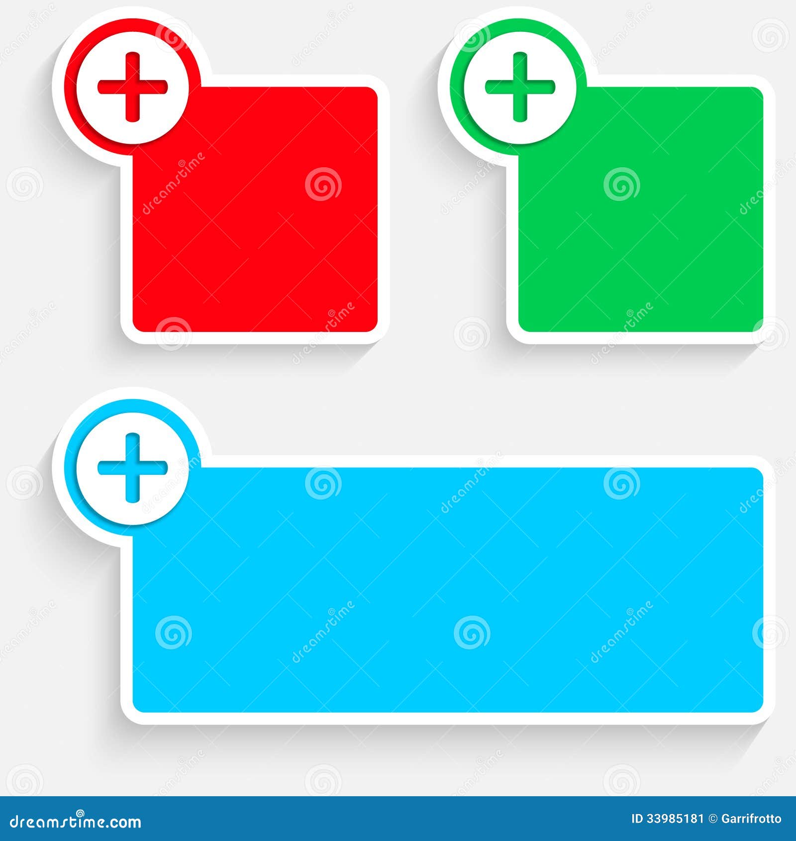 Tekstvakje met plusteken vector illustratie. Illustration of kleur ...