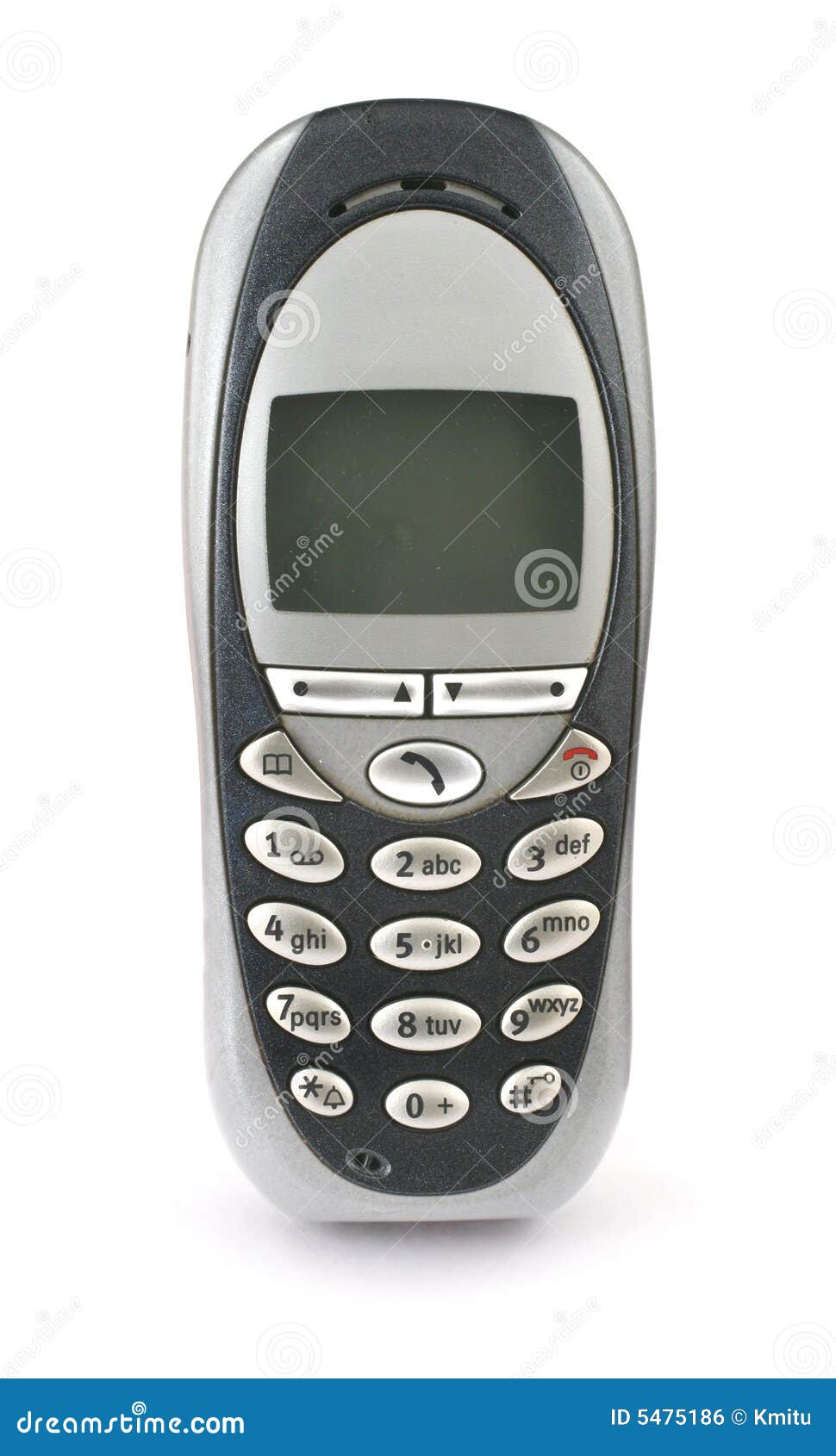 Teléfono móvil viejo foto de archivo. Imagen de teclado - 5475186