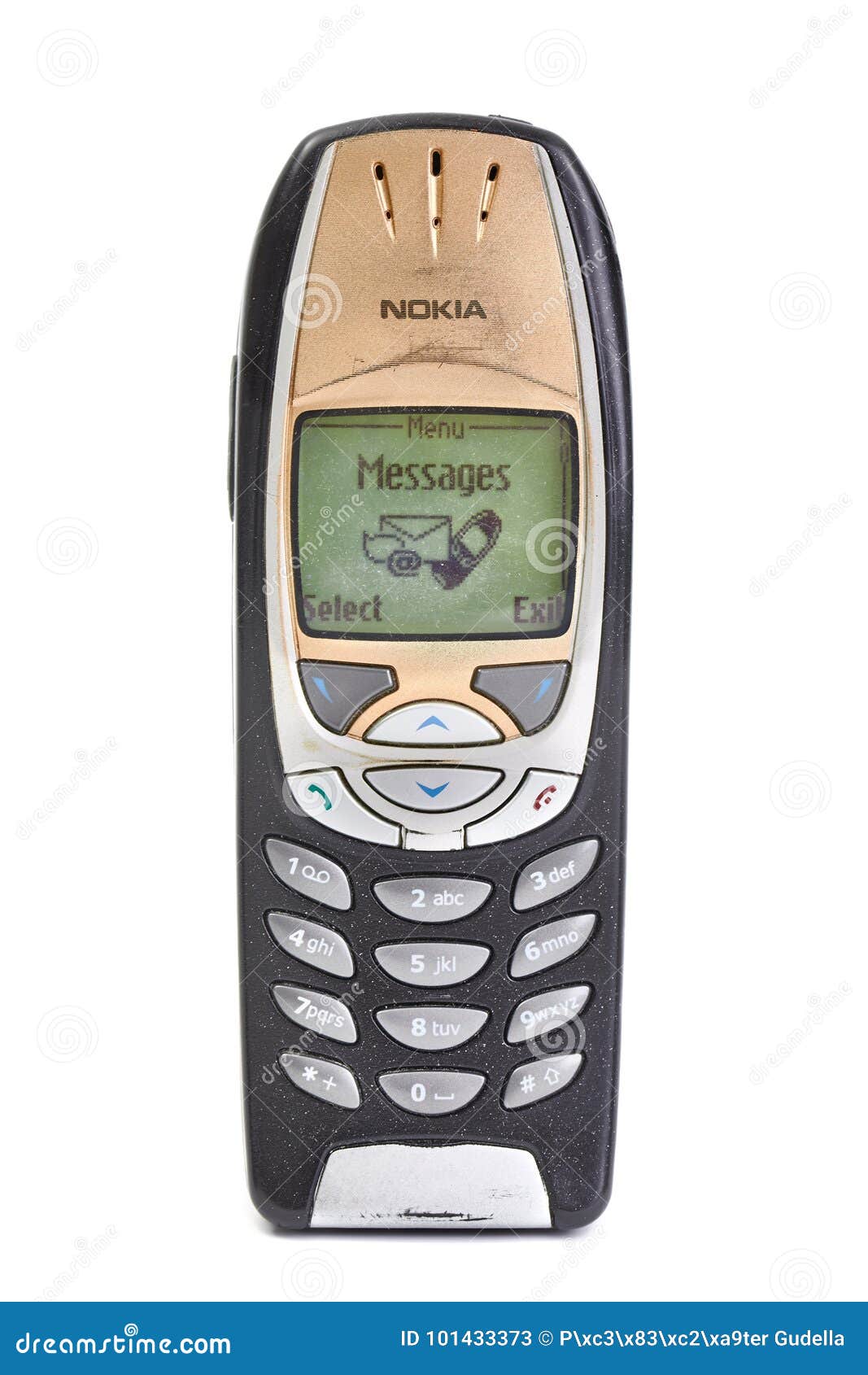 Teléfono Móvil Viejo De Nokia Foto de archivo editorial - Imagen de ...