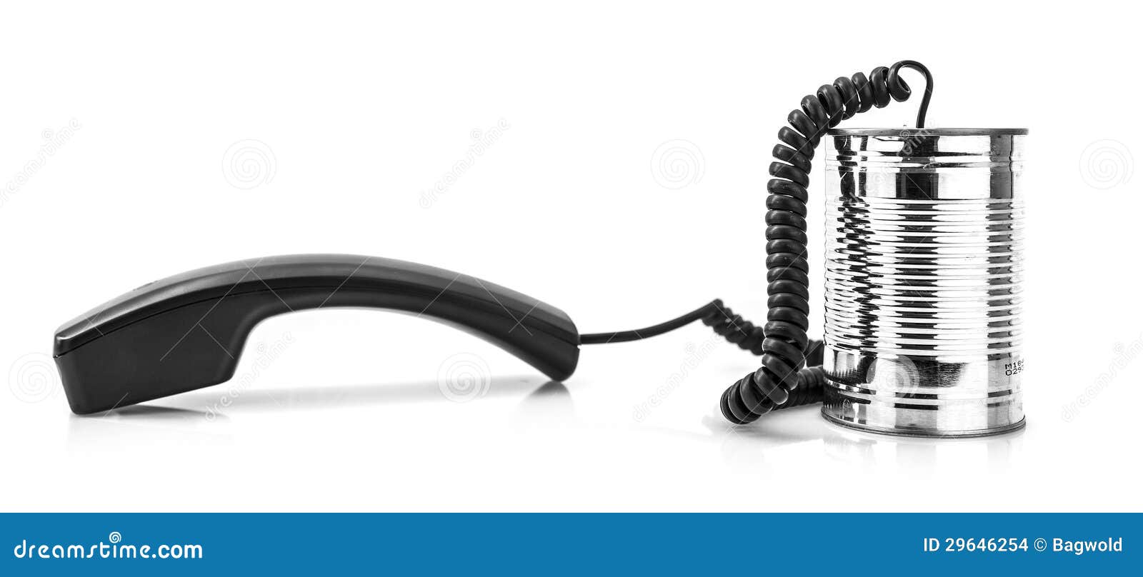 Teléfonos de la lata foto de archivo. Imagen de adentro - 29646254