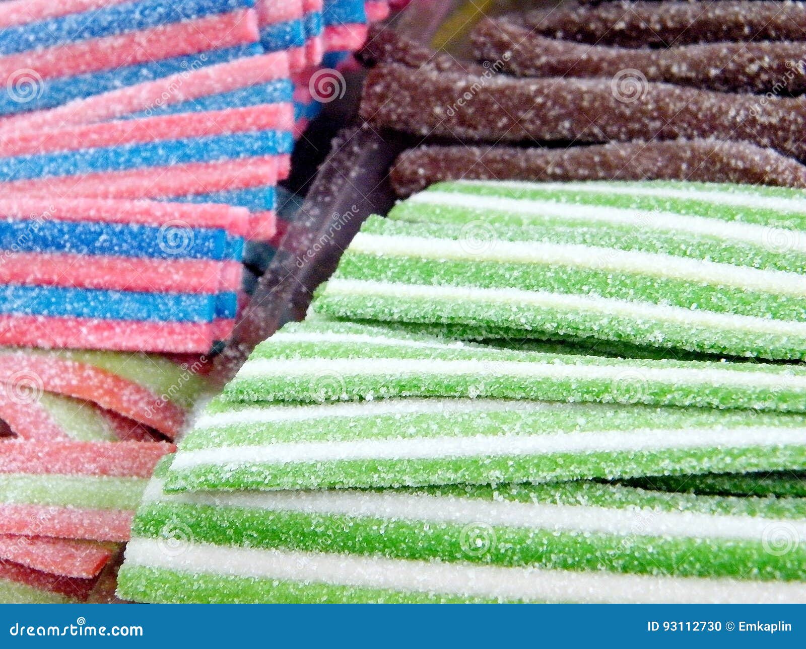 Tel Aviv Candy Stripes 2011 Stock Photo - Image of dessert, macro: 93112730