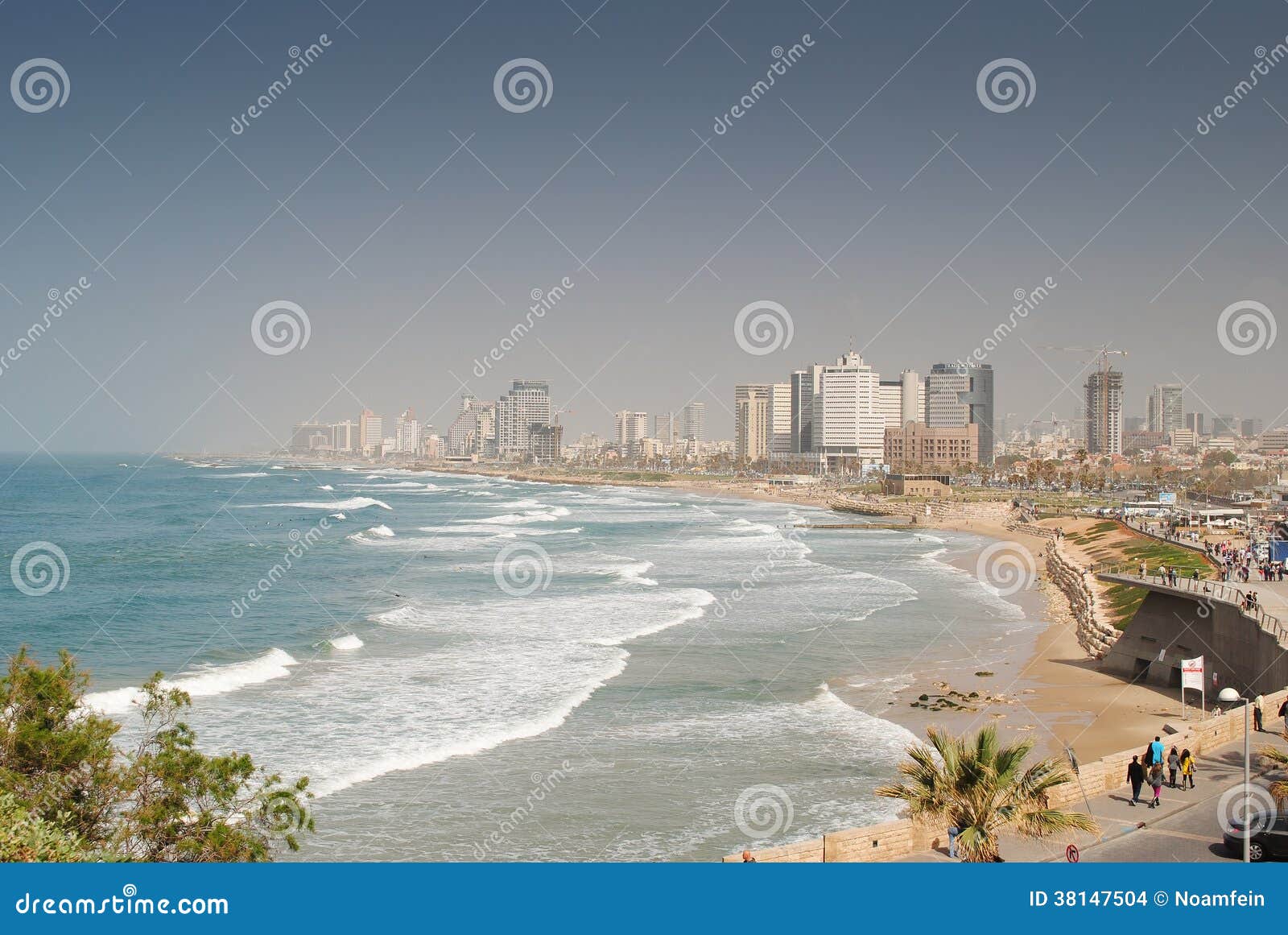 Tel Aviv coast line editorial stock image. Image of landscapes - 38147504