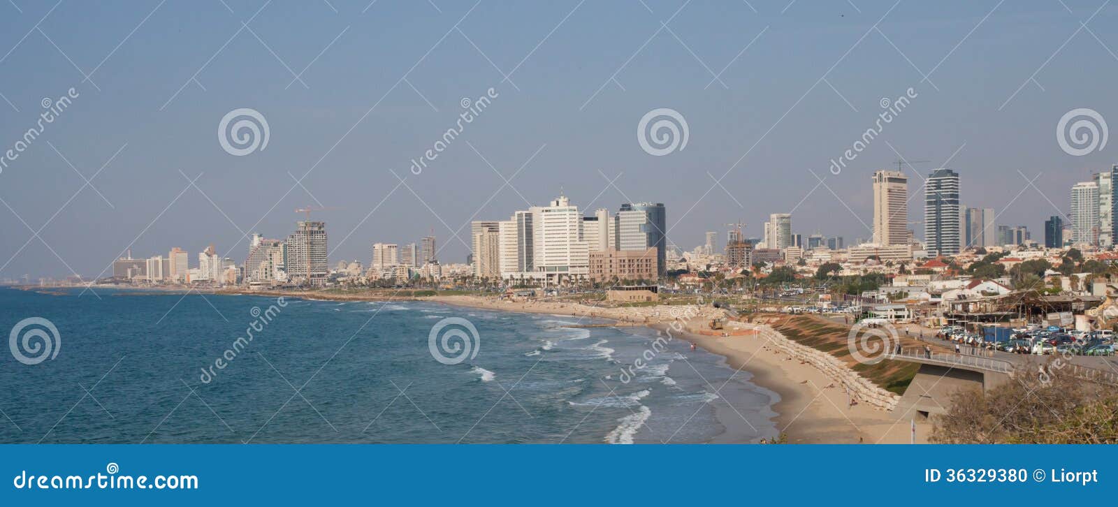 Tel aviv coast line editorial image. Image of coastline - 36329380