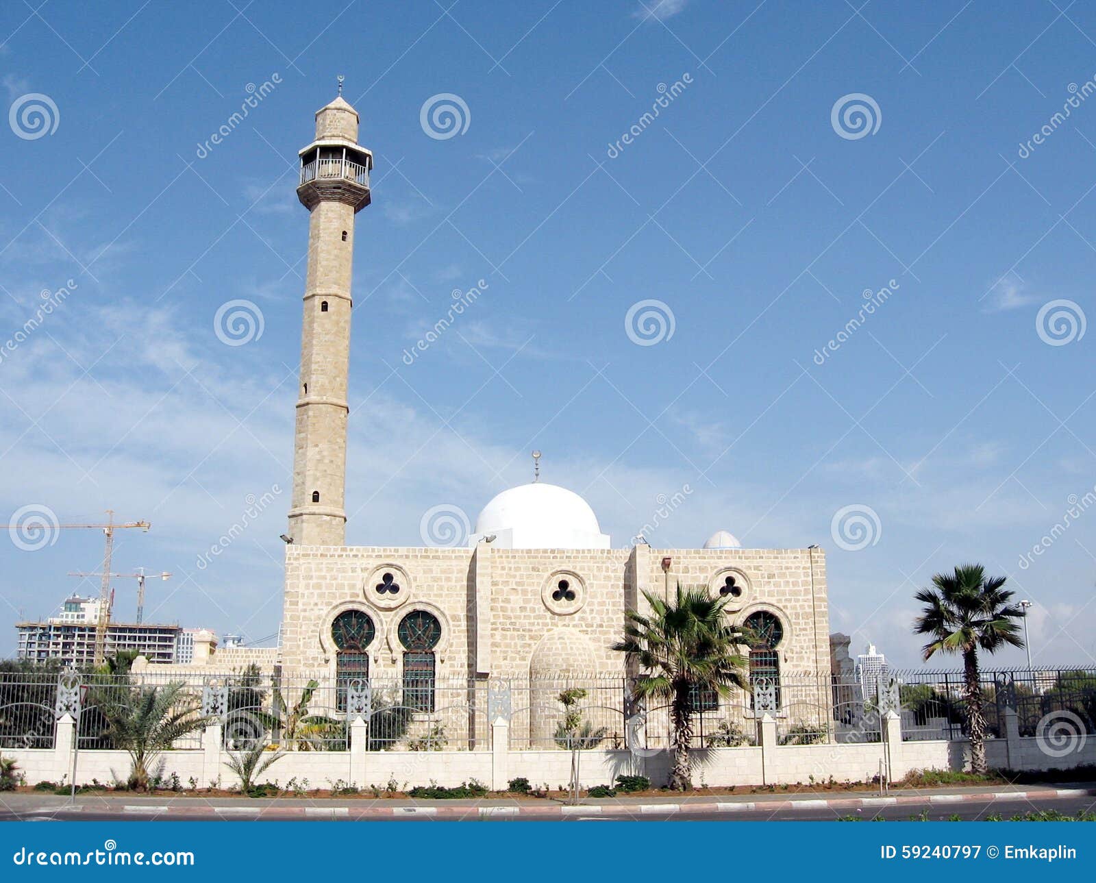 Tel Aviv the Hasan-bey Mosque 2009 Stock Image - Image of front ...