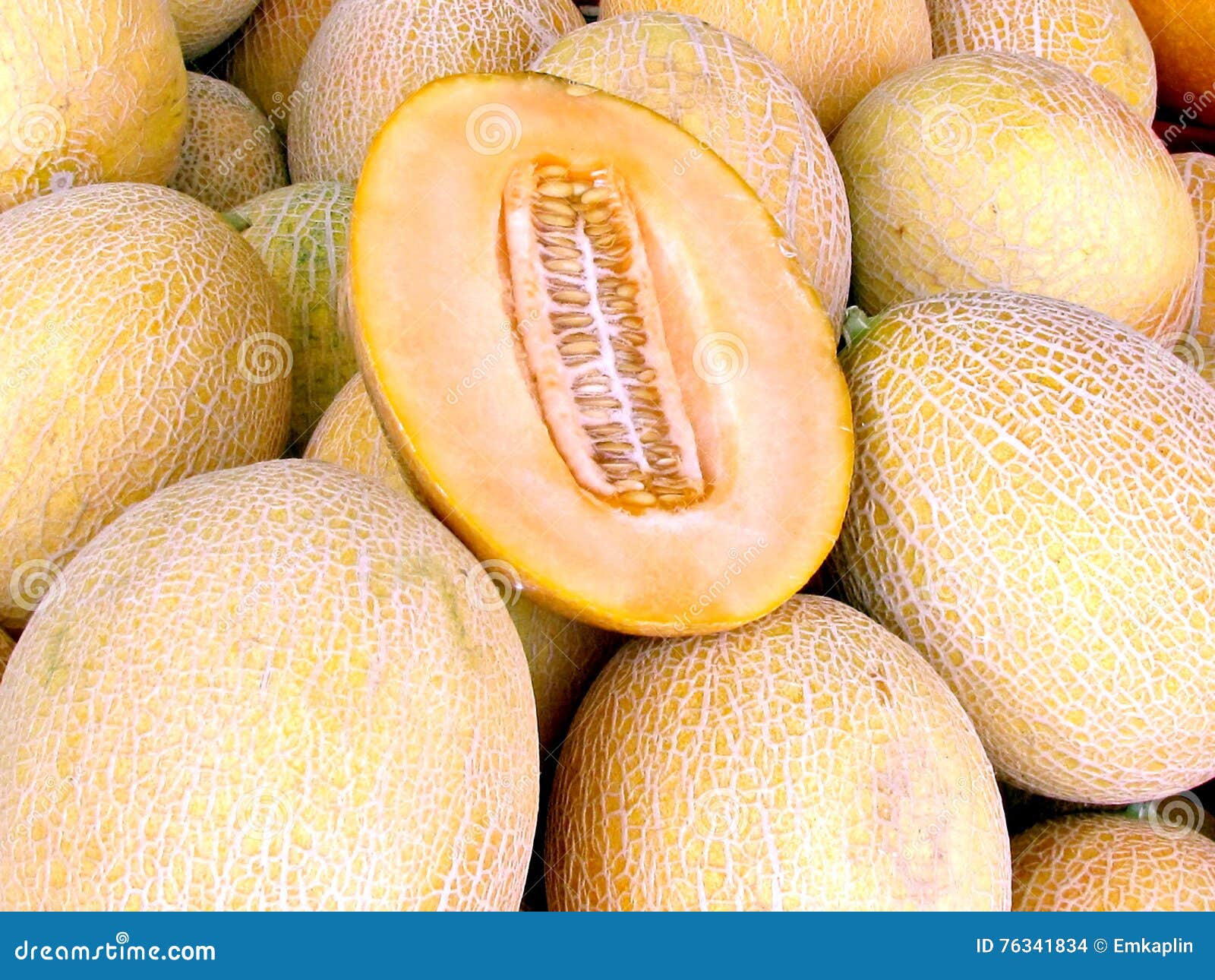 Tel Aviv melons 2012 stock photo. Image of delicious - 76341834