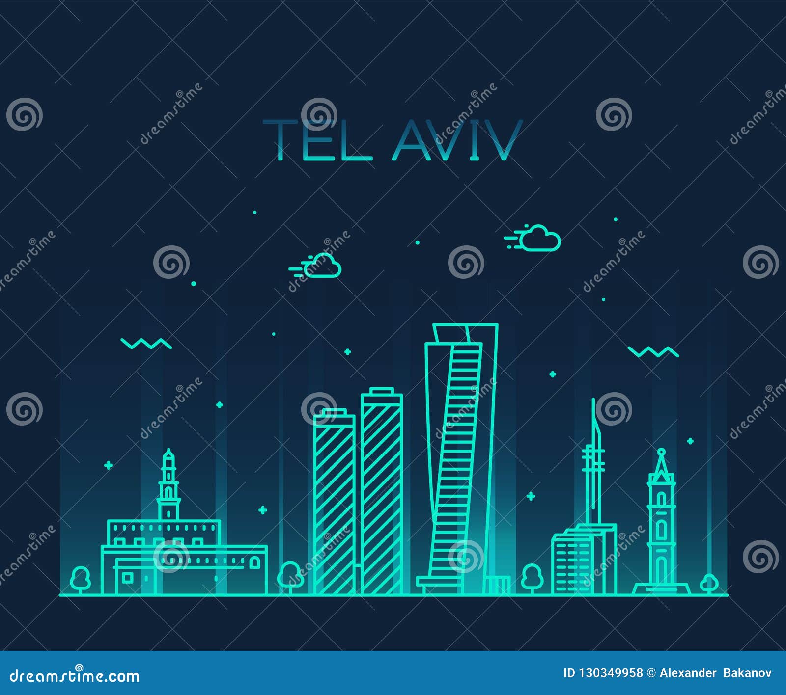Linear Israel Map Icon From Countrymaps Outline Collection. Thin Line ...