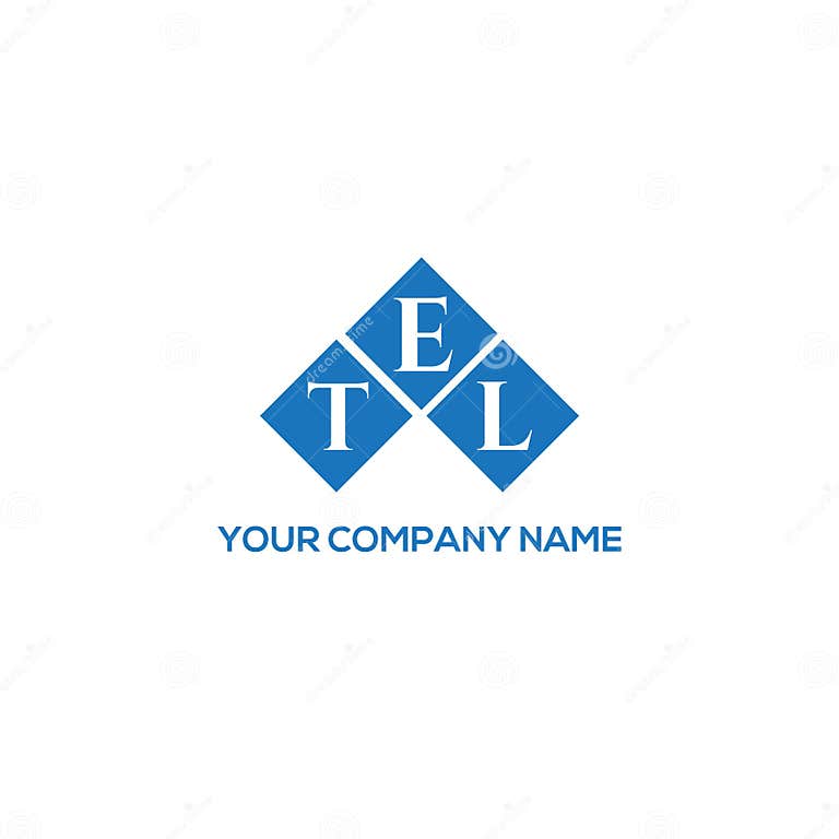 TEL Letter Logo Design on BLACK Background. TEL Creative Initials ...