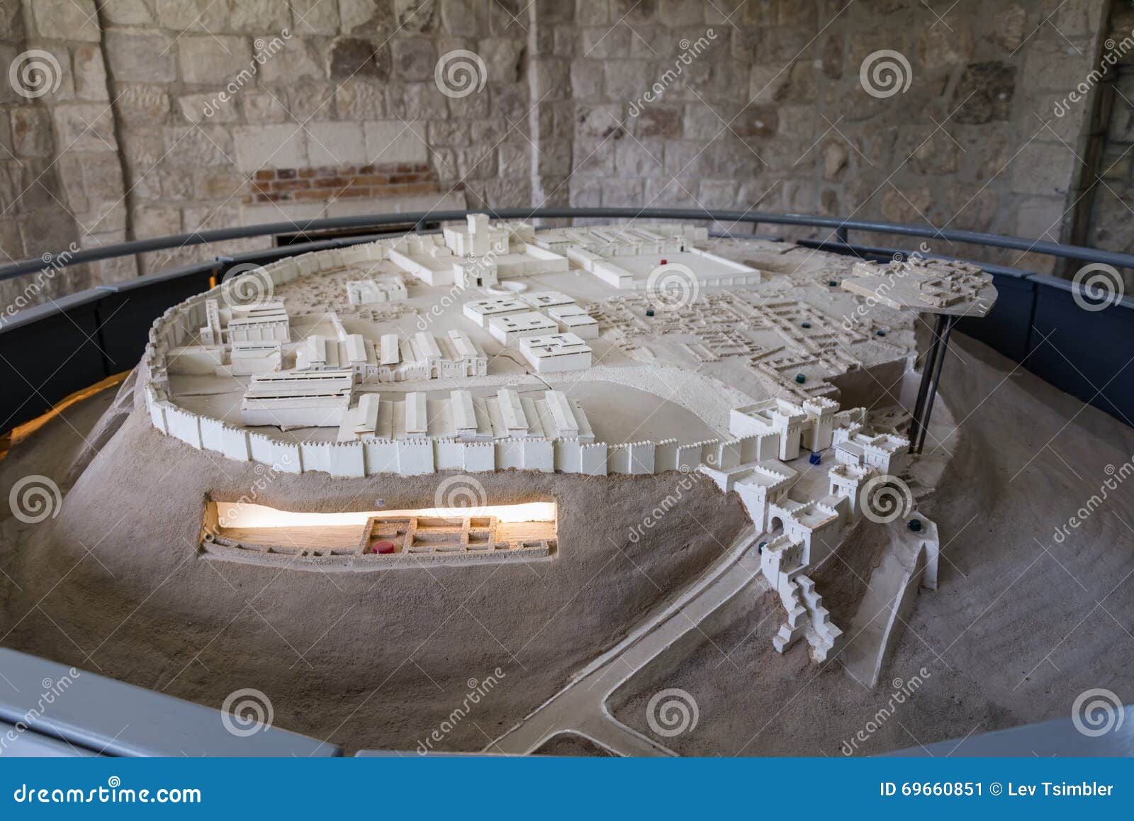 Tel Megiddo model editorial photo. Image of ancient, city - 69660851