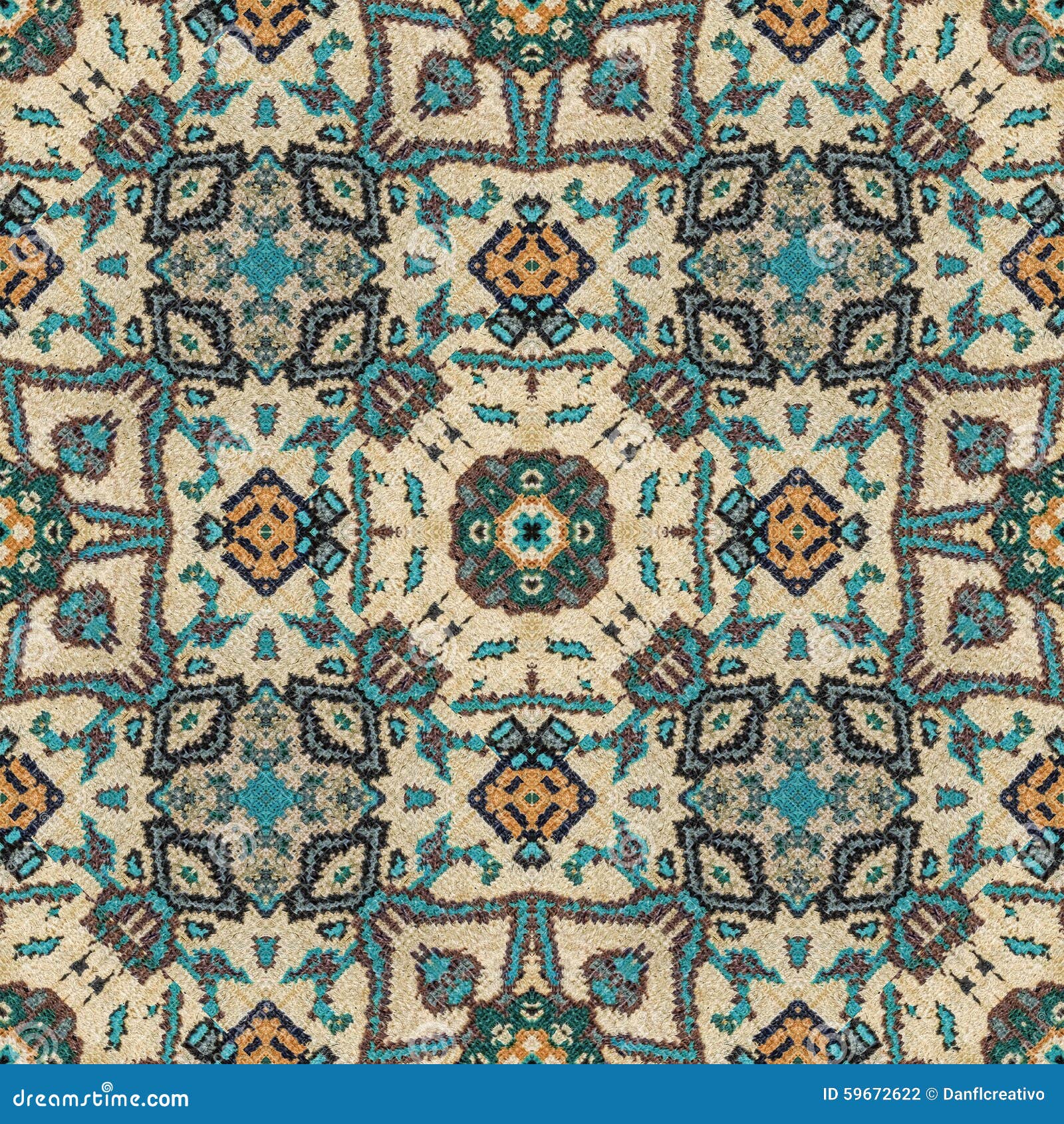 Tela Art Seamless Pattern étnico Ilustração Stock - Ilustração de ...