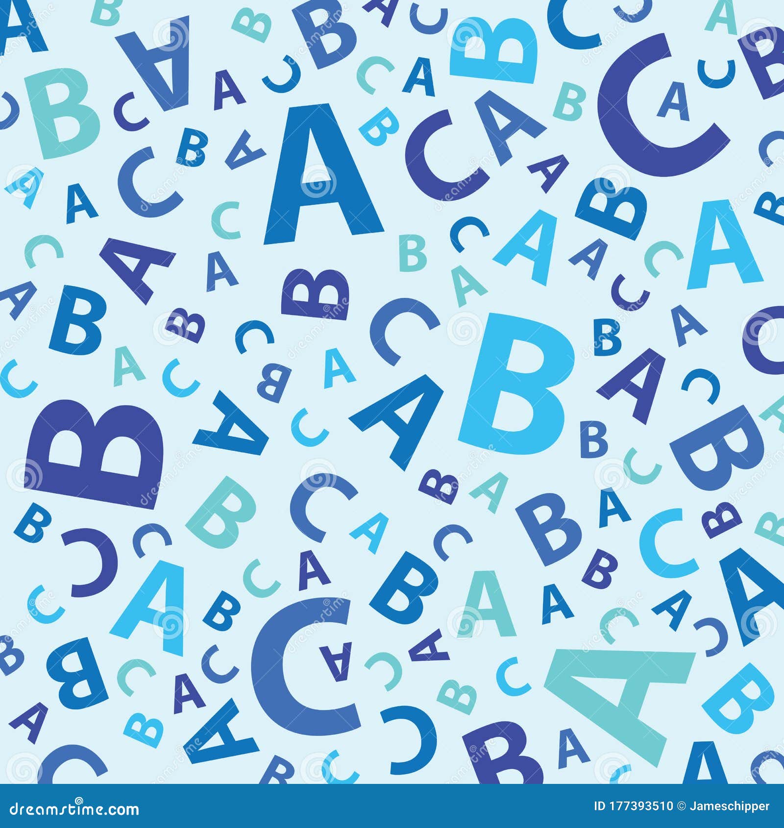 Tela de fundo azul abc ilustração stock. Ilustração de decorativo ...