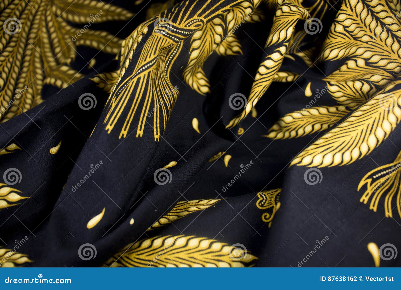 Tela De La Cultura De Java Indonesia Del Javanese Del Batik Foto de ...