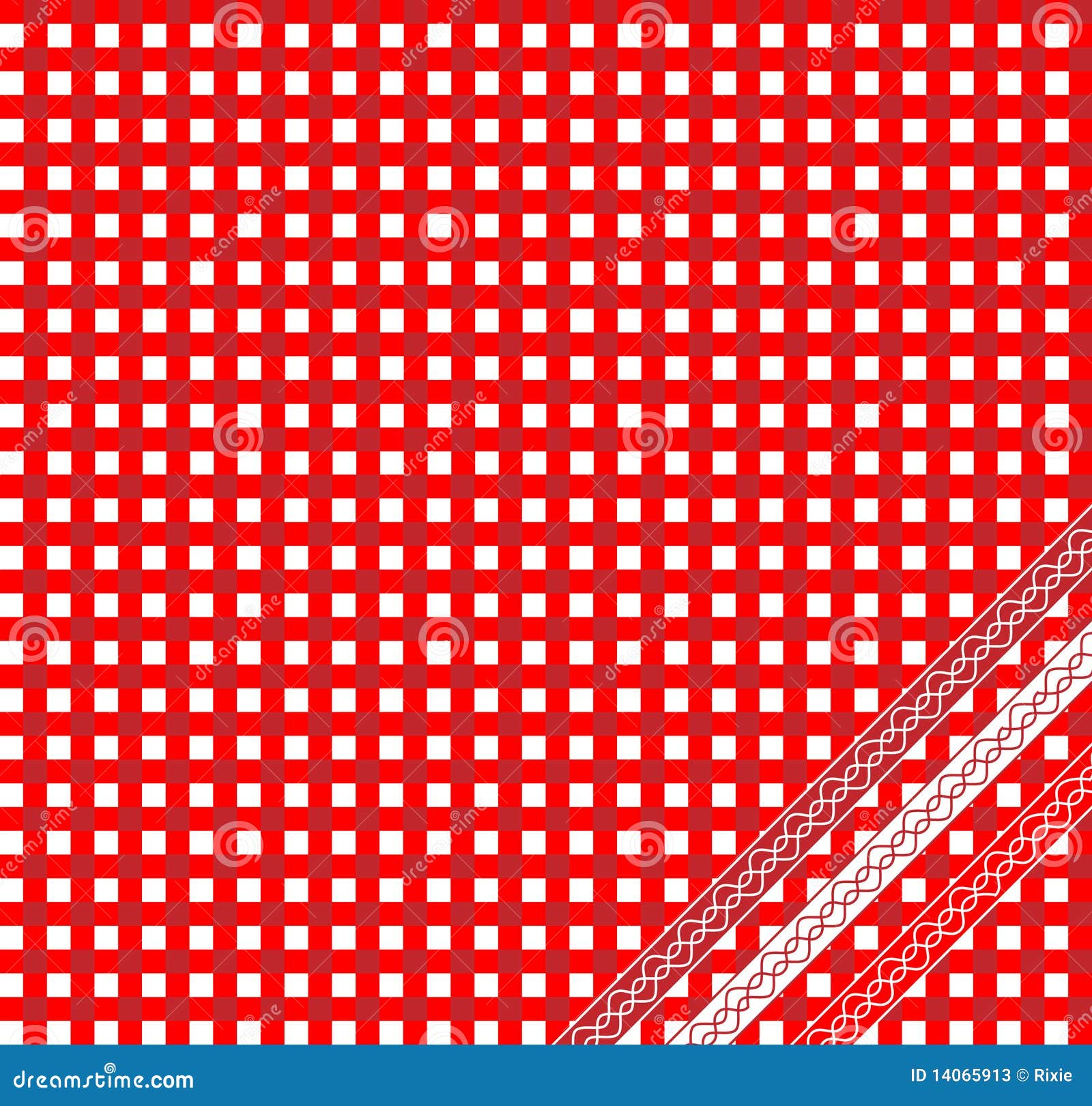 Tela de la guinga ilustración del vector. Ilustración de fondo - 14065913