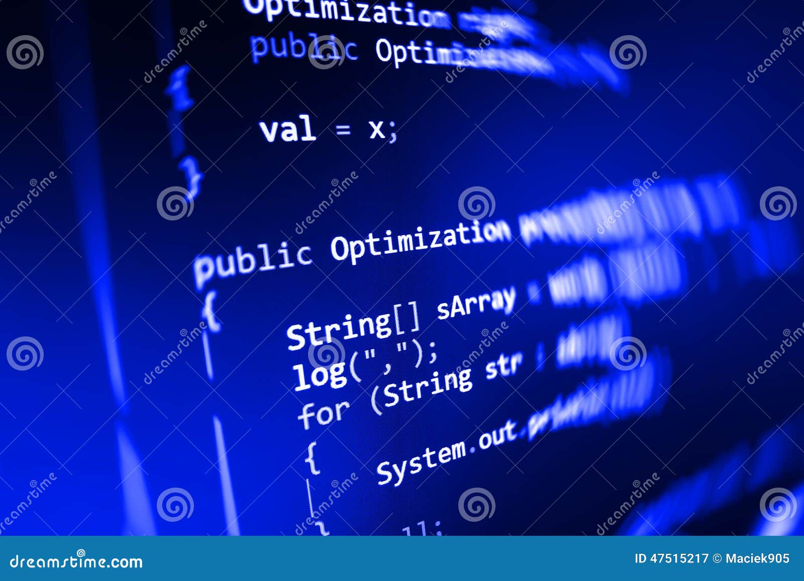 Tela De Programação Do Código Fonte Da Codificação Imagem de Stock ...