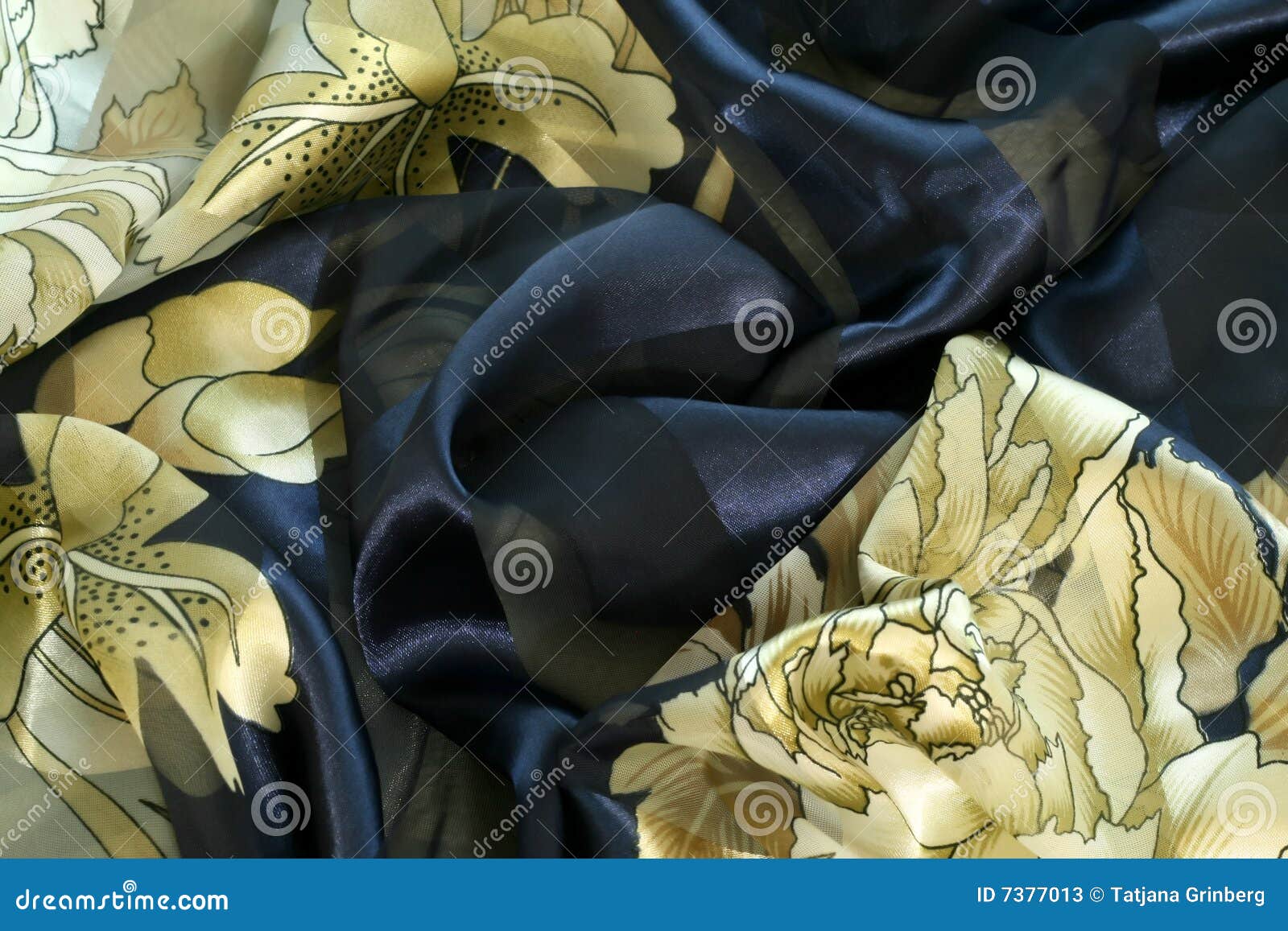 Tela De Seda, Modelo De La Materia Textil Imagen de archivo - Imagen de ...